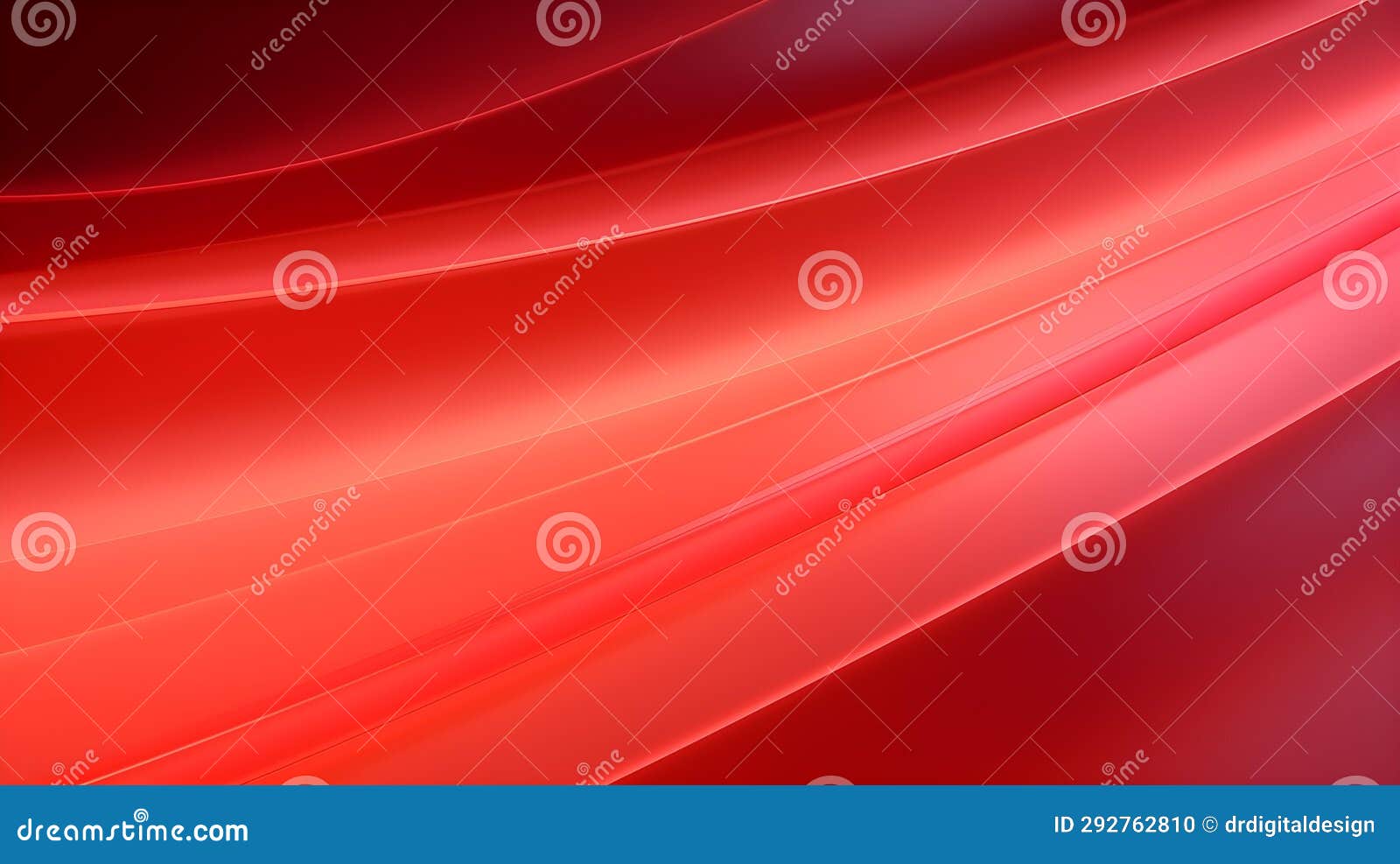 Abstract 3D Background of Soft Waves in Light Red Colors. Elegant ...
