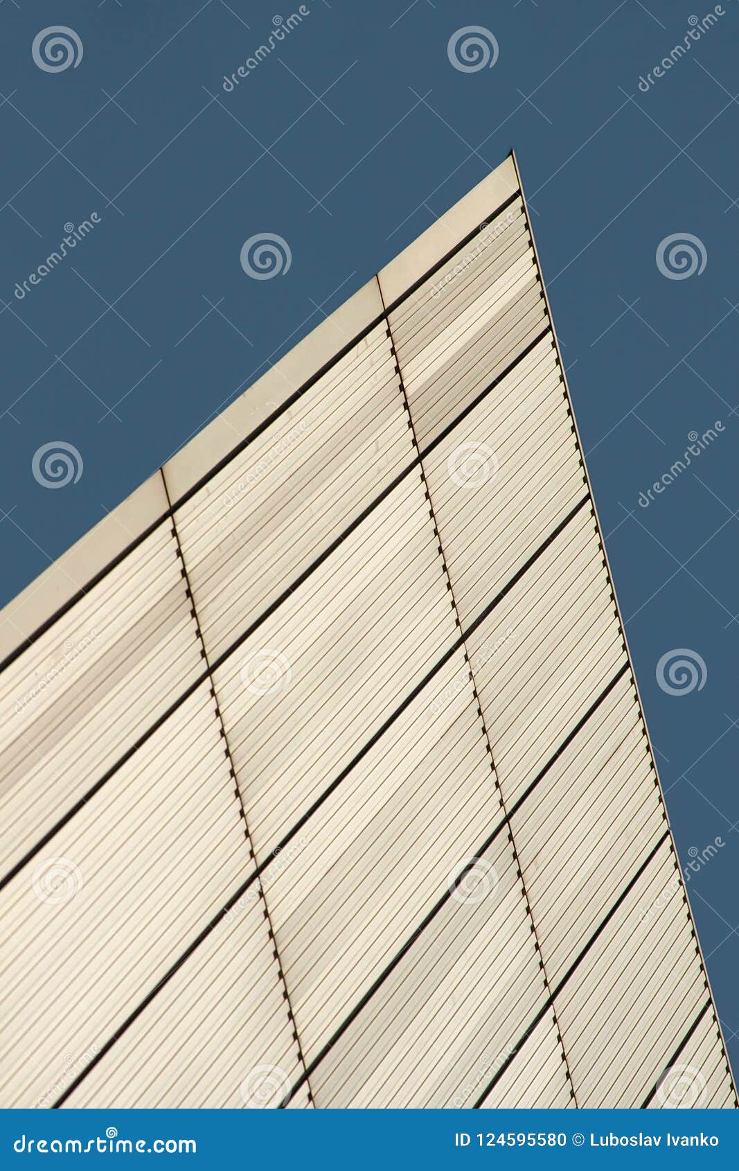 Lines and Rectangles Texture Formed on White Metal Wall of Build Stock ...