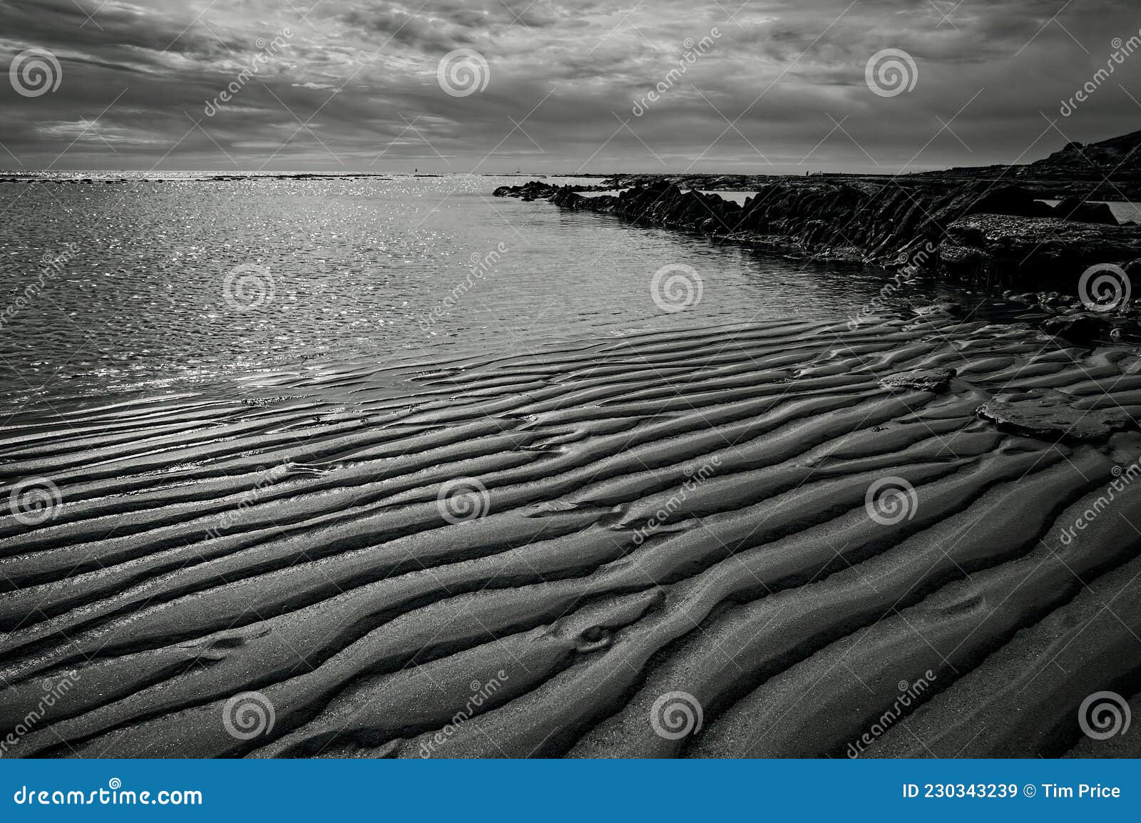 Lines in the sand stock image. Image of tidal, shade - 230343239