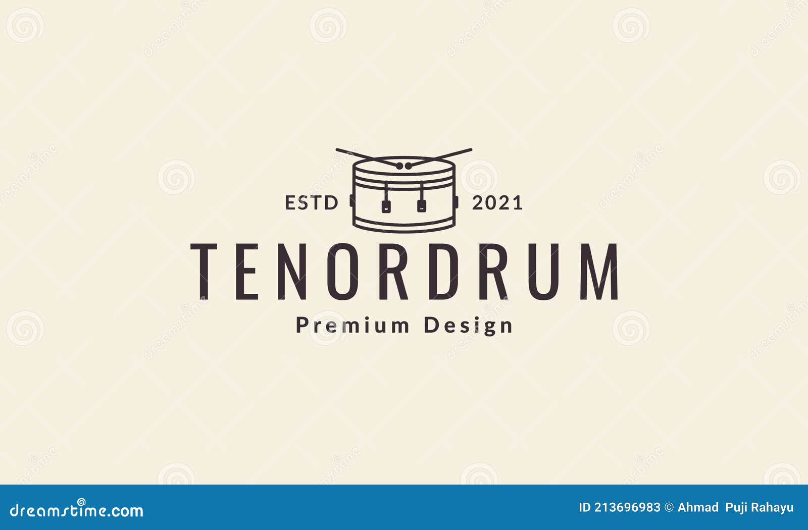 Lines Snare Drum Logo Vector Symbol Icon Design Illustration Stock ...