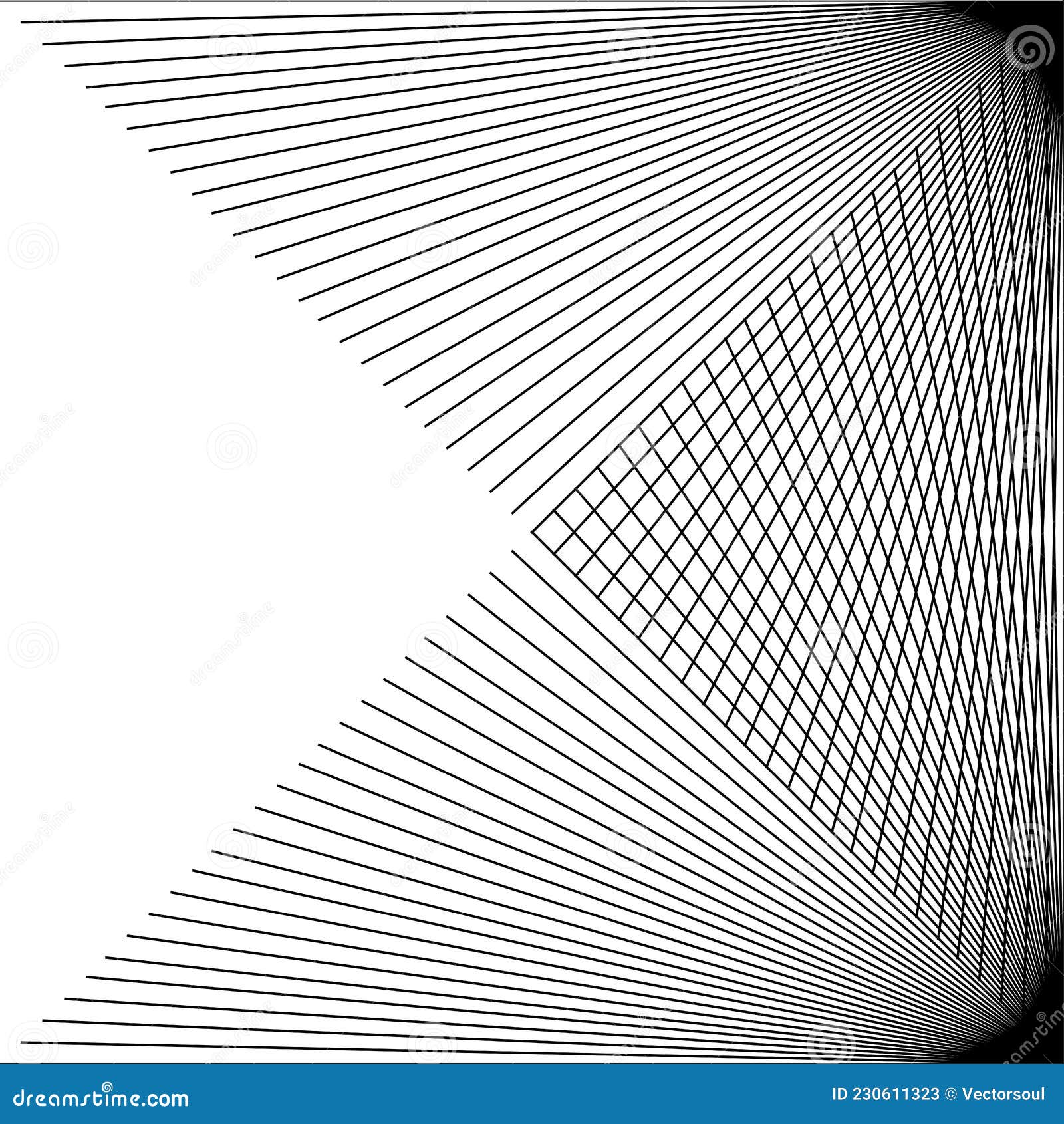 Lines, Stripes Abstract Geometric Pattern, Texture Element Stock Vector ...