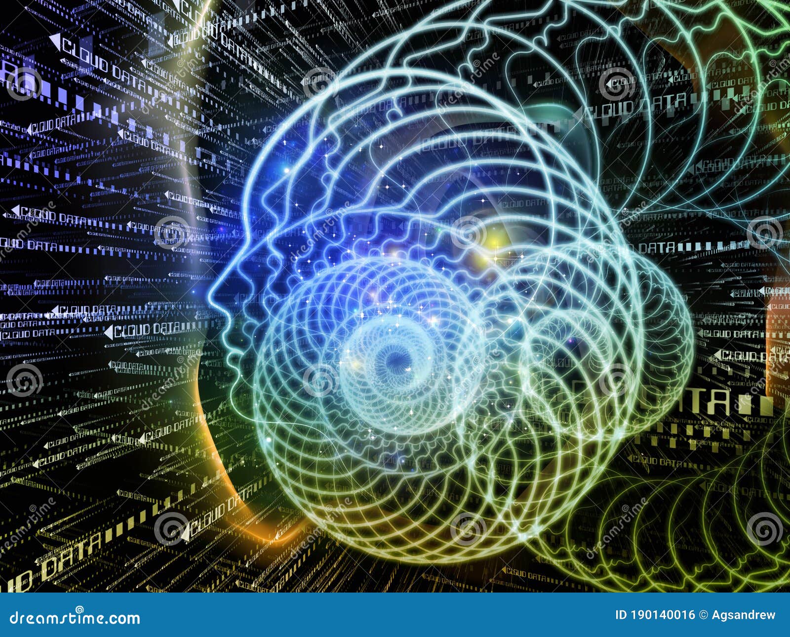 Lines of Thought stock illustration. Illustration of reason - 190140016