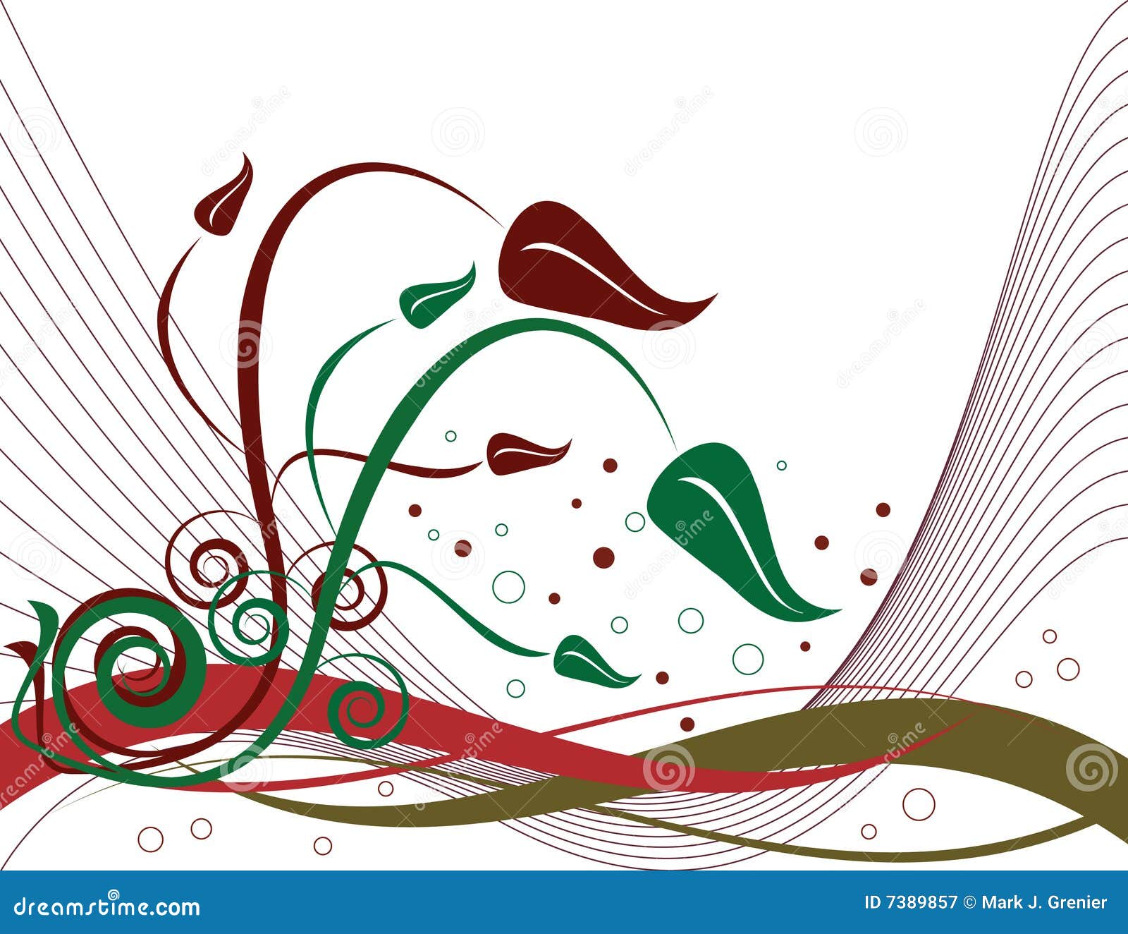 Lines and Vines stock vector. Illustration of lines, circles - 7389857