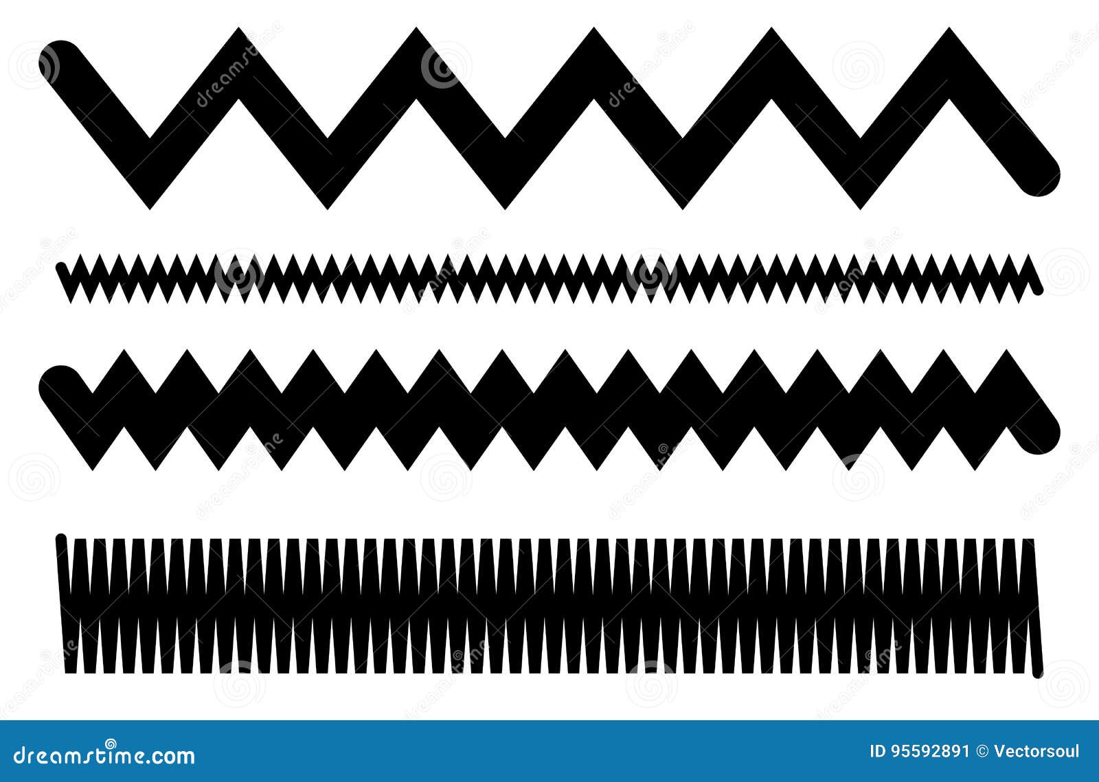 Lines with Waving, Billowy Effect. Wavy, Zigzag Lines Stock Vector ... Lines with Waving, Billowy Effect. Wavy, Zigzag Lines Stock Vector ...