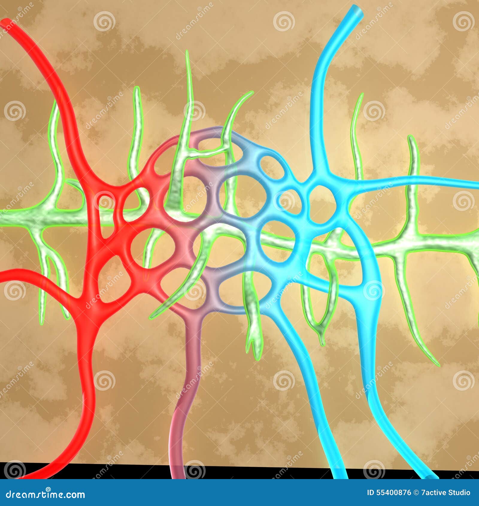 Linfa stock de ilustración. Ilustración de medicina, célula - 55400876