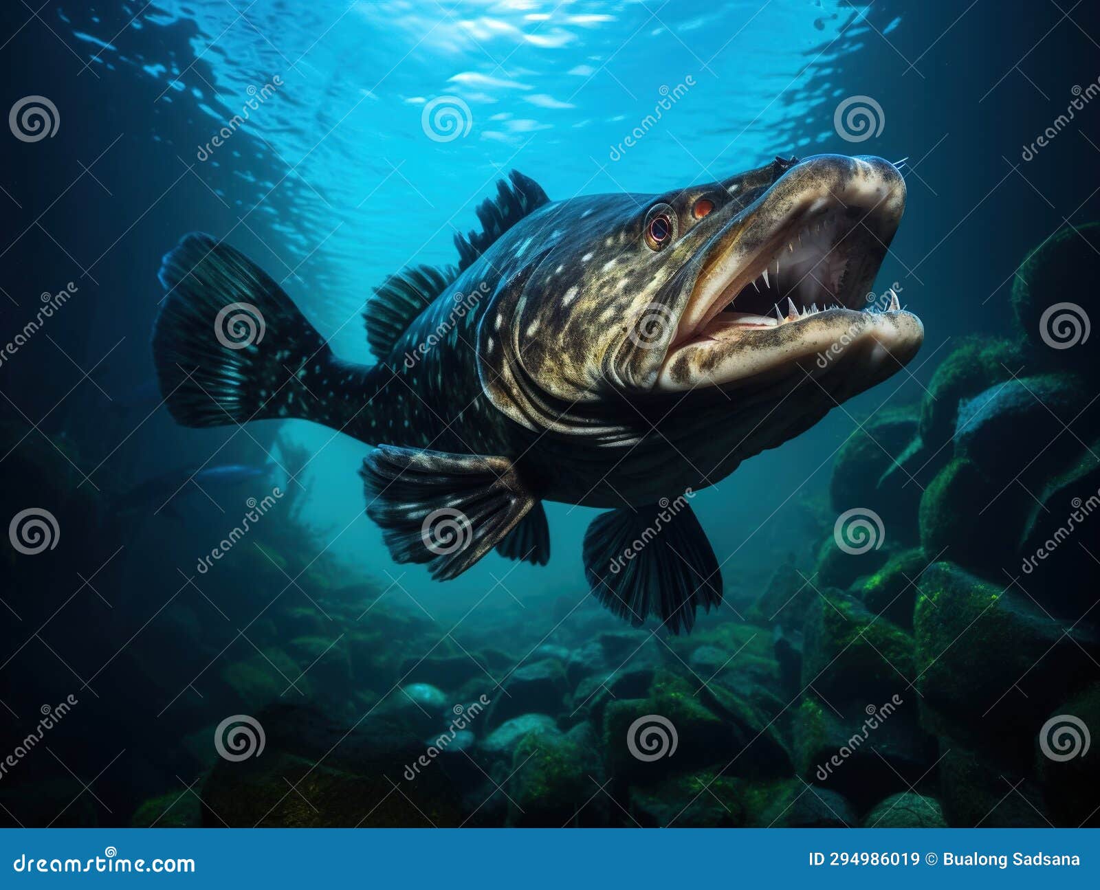 Lingcod stock illustration. Illustration of generative - 294986019