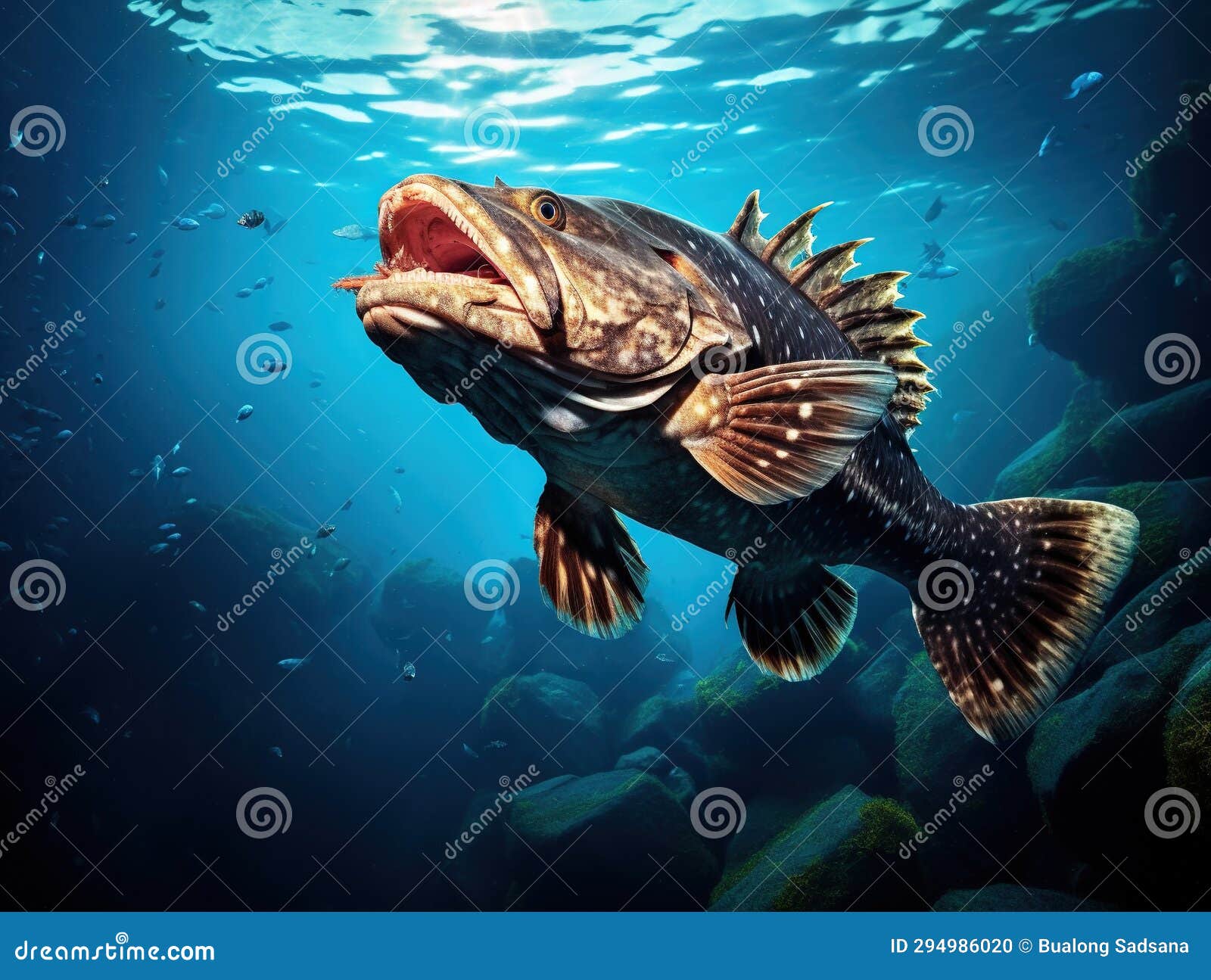 Lingcod stock illustration. Illustration of models, lingcod - 294986020
