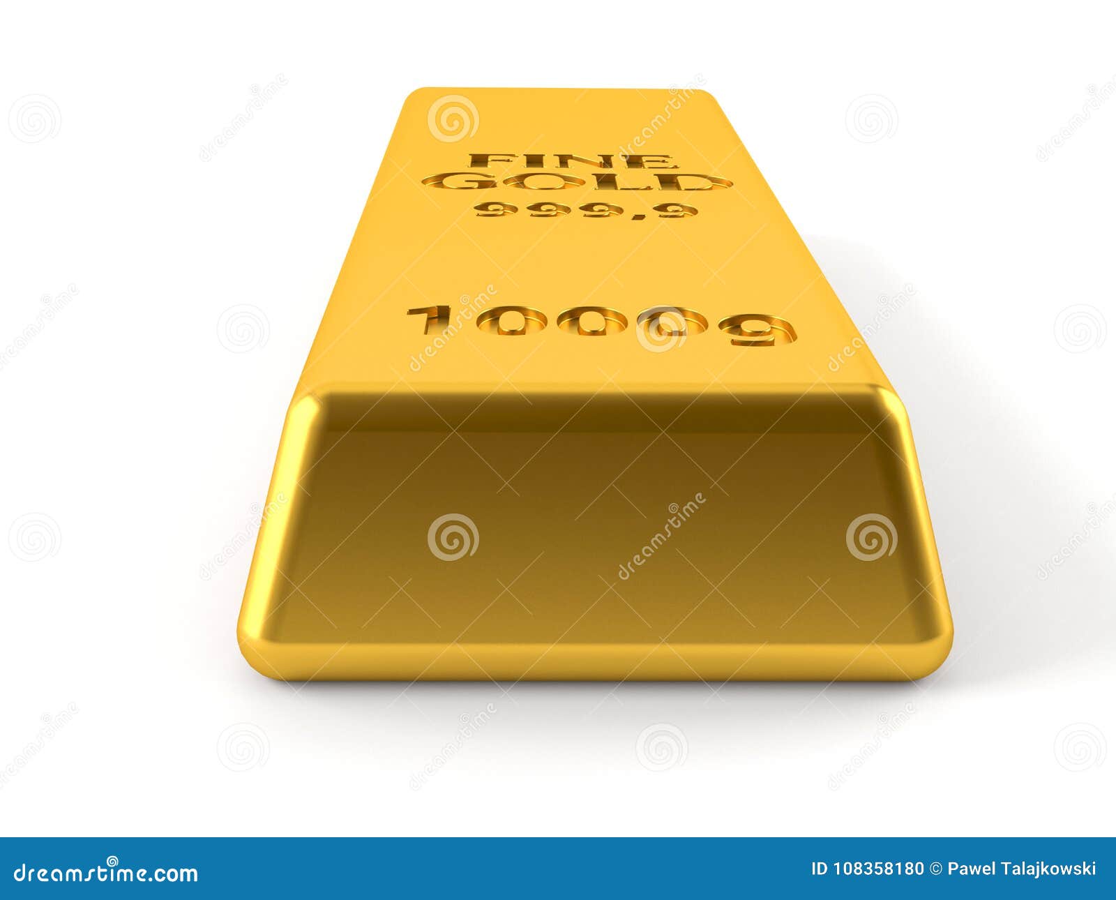 Lingot d'or illustration stock. Illustration of lingot - 108358180