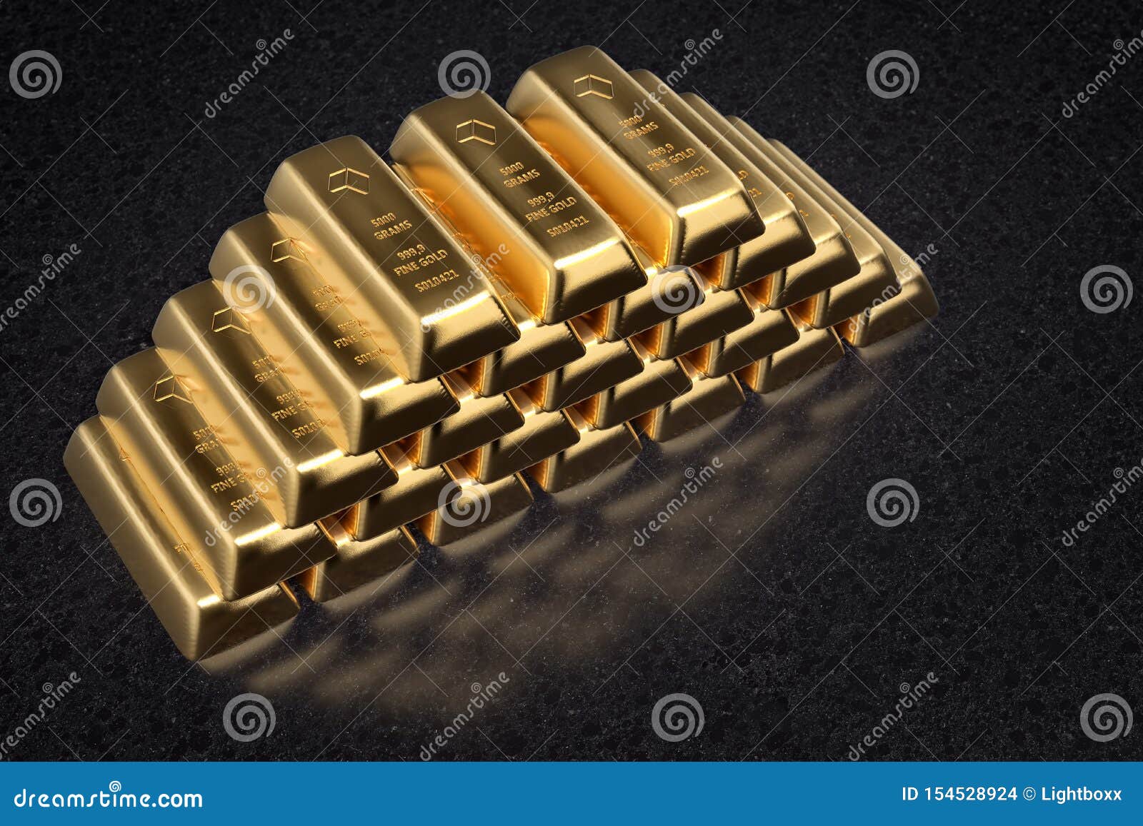 Lingot d'or illustration stock. Illustration of blanc - 154528924