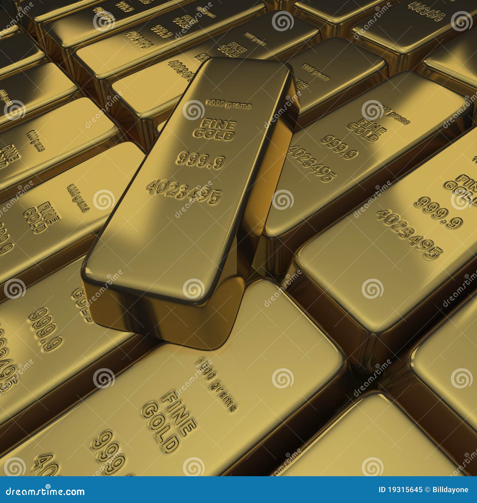 Lingot D'or Ou Lingots Comme Pile Illustration Stock - Illustration du ...