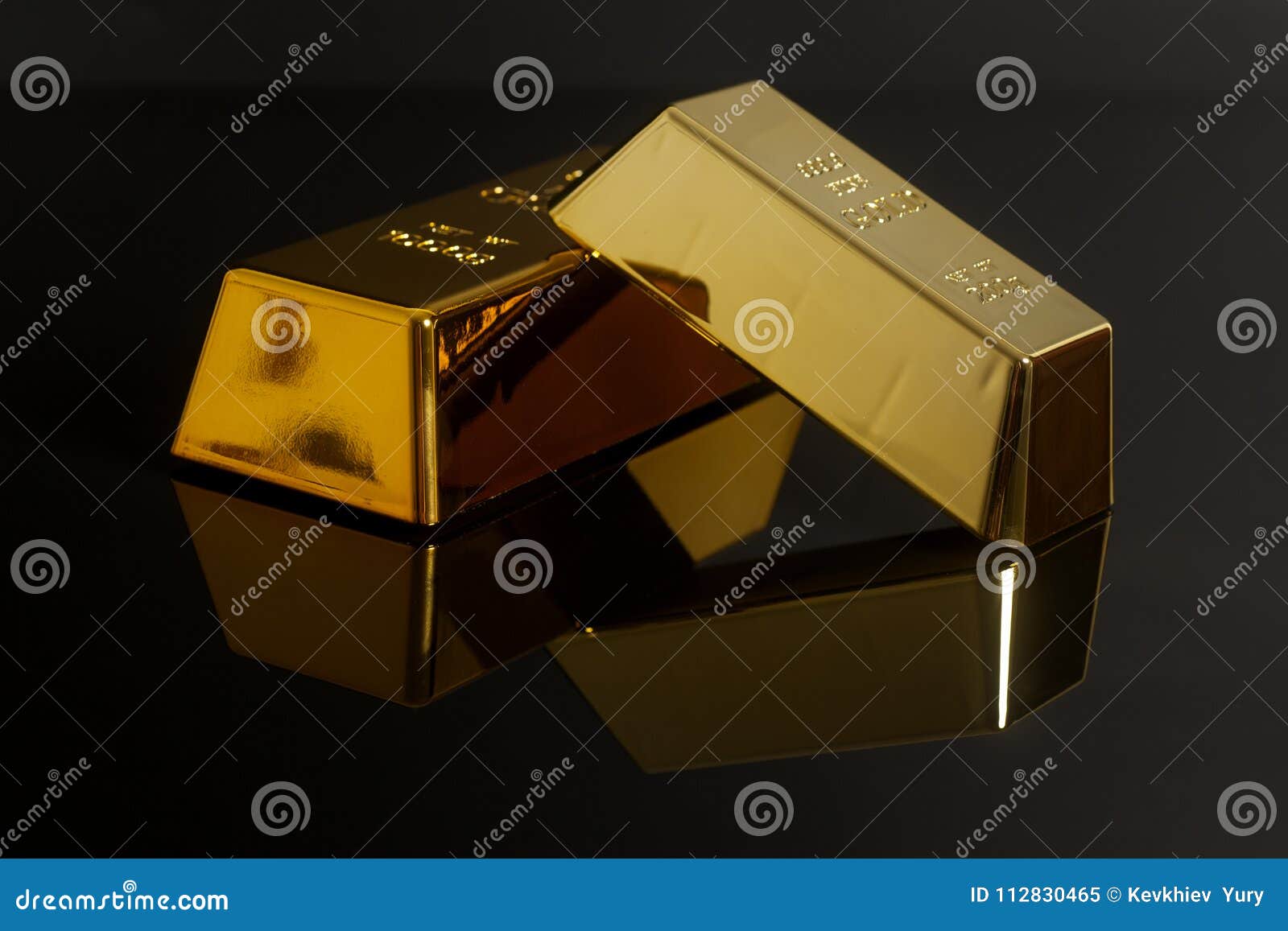 Lingote De Oro En Fondo Negro Imagen de archivo - Imagen de concepto ...