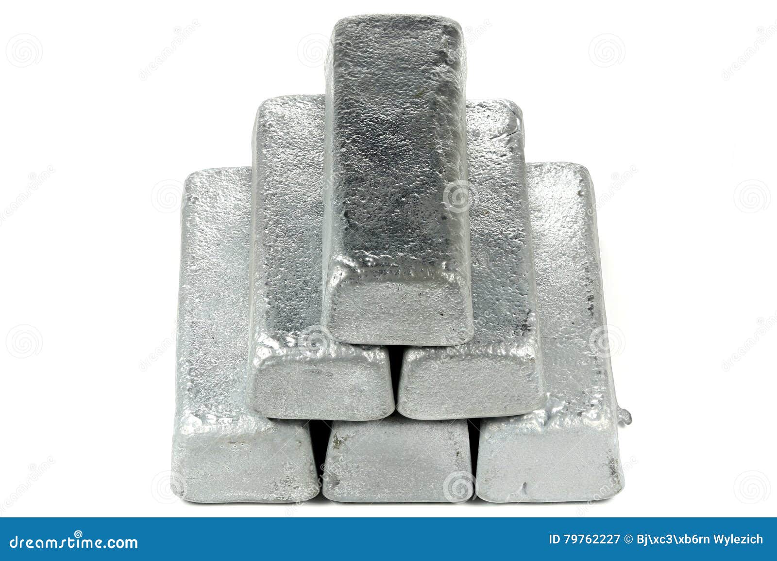 Lingotes del cinc imagen de archivo. Imagen de barra - 79762227