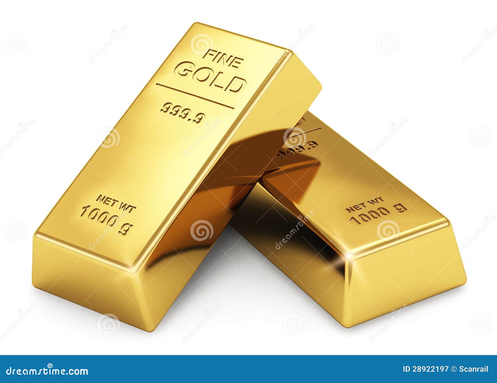 Lingots d'or illustration stock. Illustration du objet - 28922197
