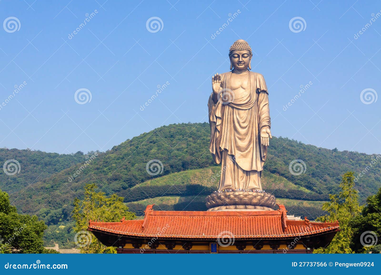 Lingshan grand Buddha stock photo. Image of view, travel - 27737566