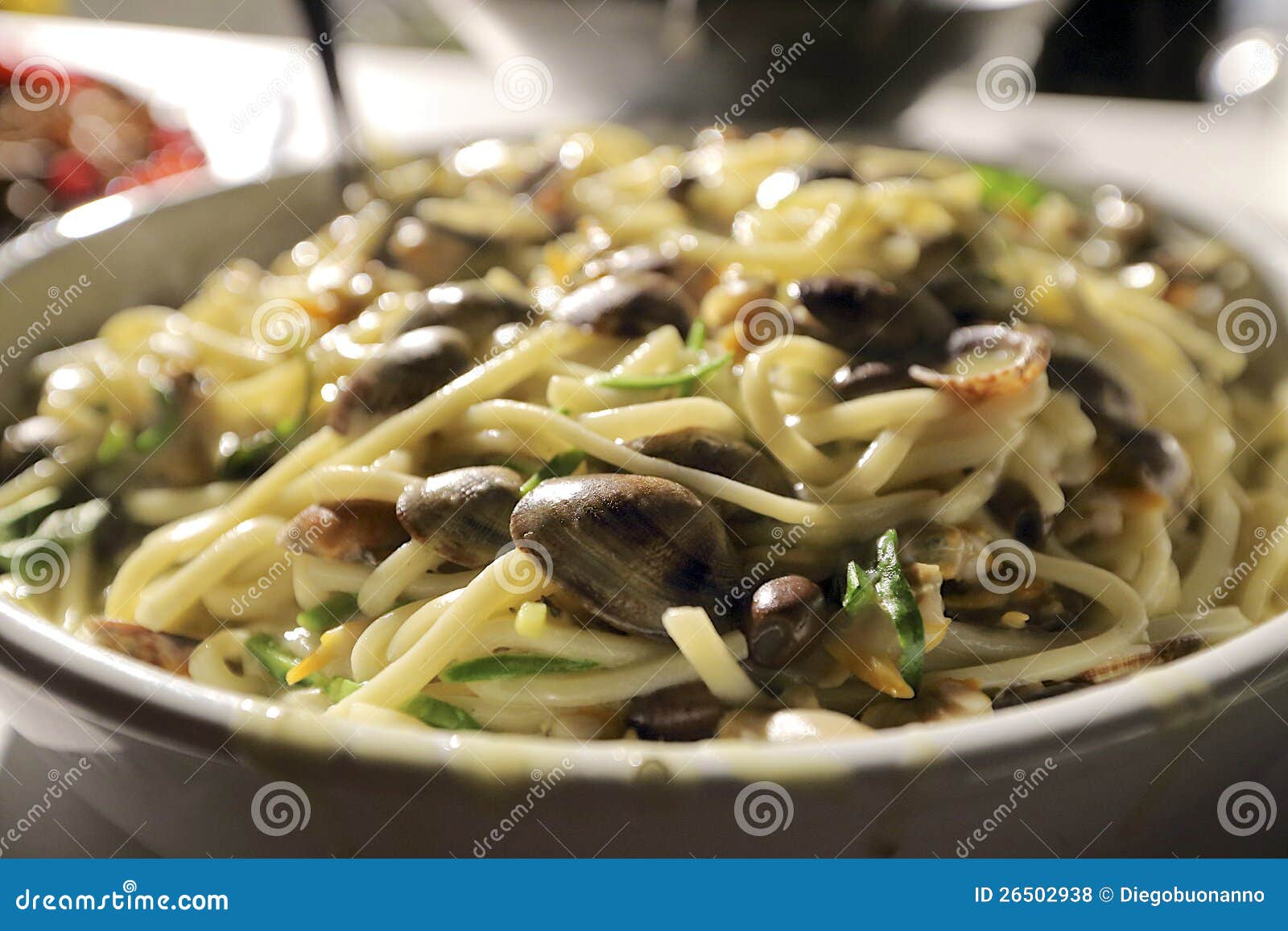Linguini With Clams Stock Photography | CartoonDealer.com #129103496