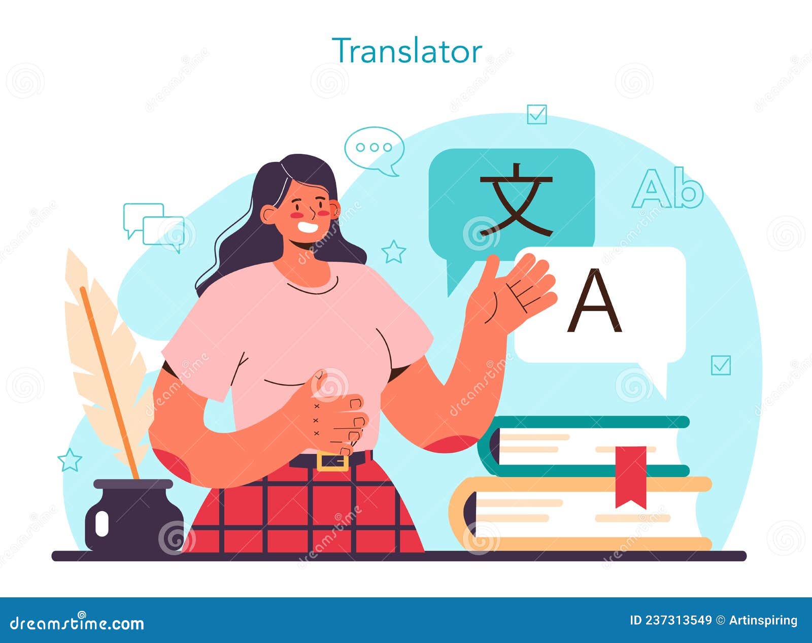 Linguistic Concept. Scientific Study of Language, Its History Stock ...