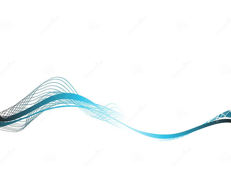 Linha Curva Da Arte Moderna Ilustração do Vetor - Ilustração de ...