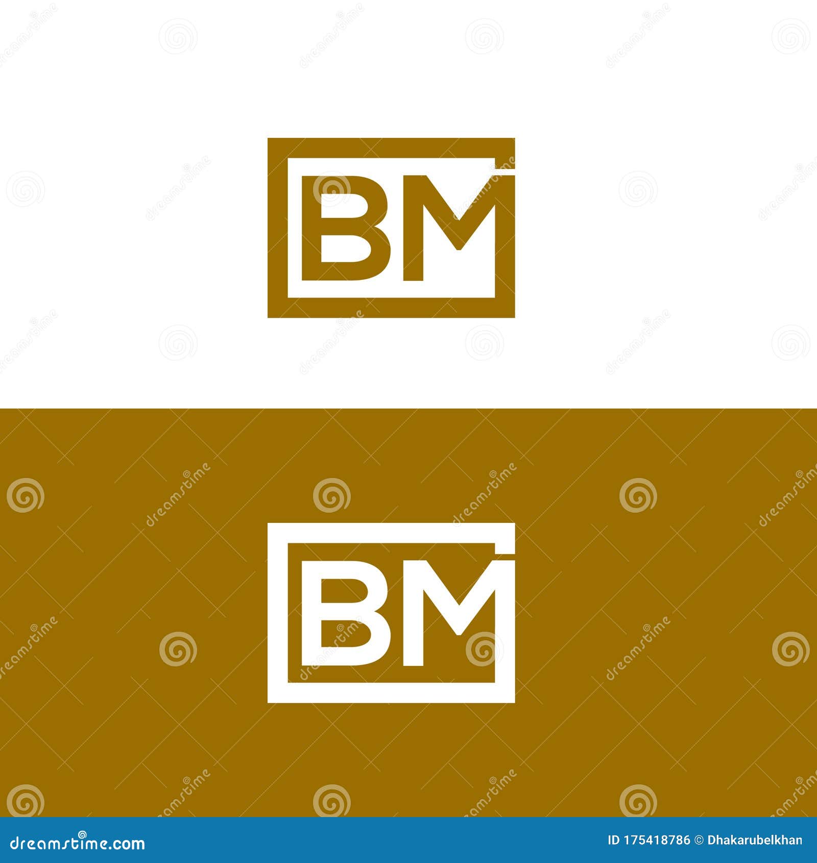 Linha De Logotipo Da Letra BM Ilustração do Vetor - Ilustração de ...