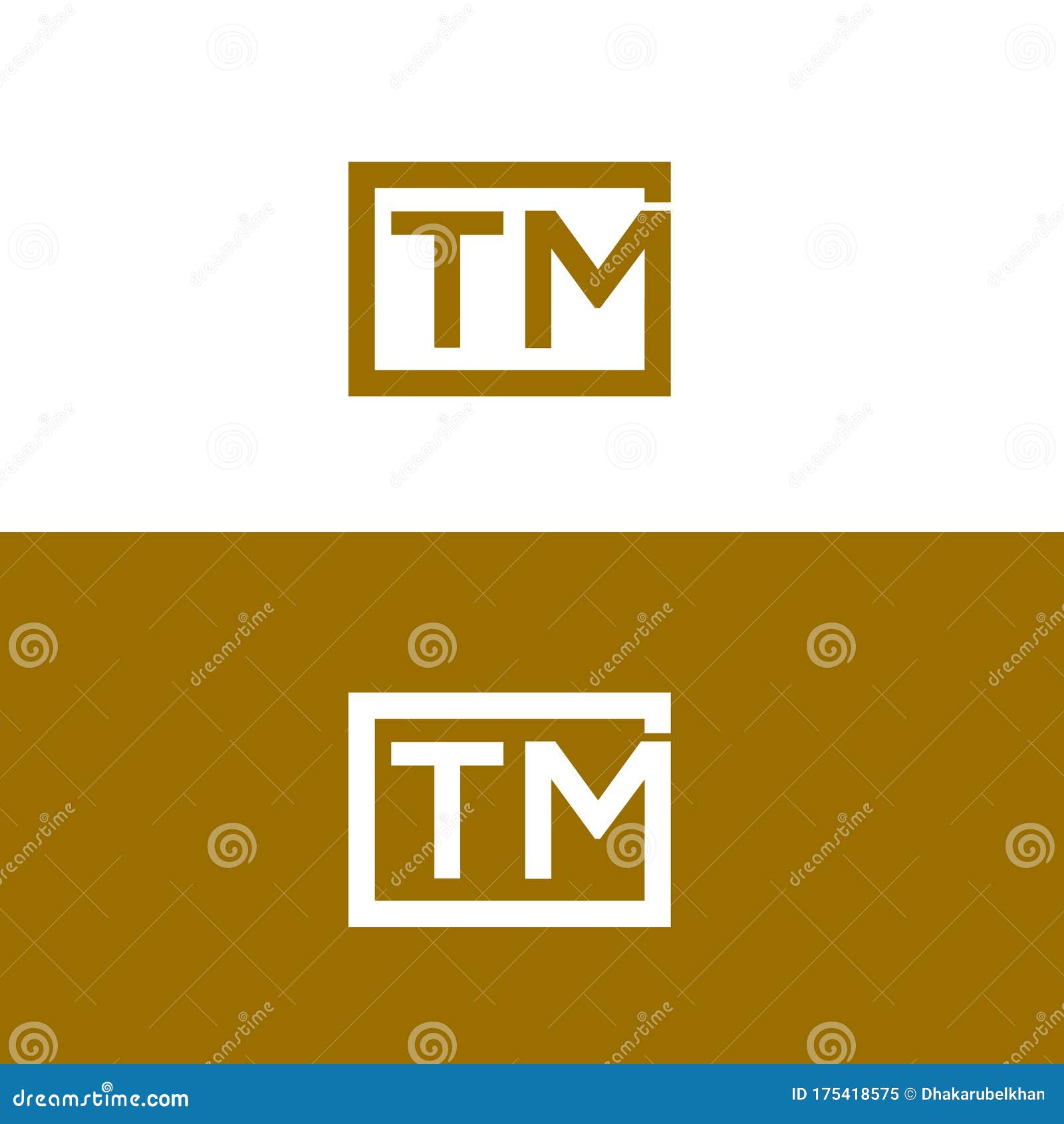 Linha De Logotipo De Letra TM Ilustração do Vetor - Ilustração de vetor ...
