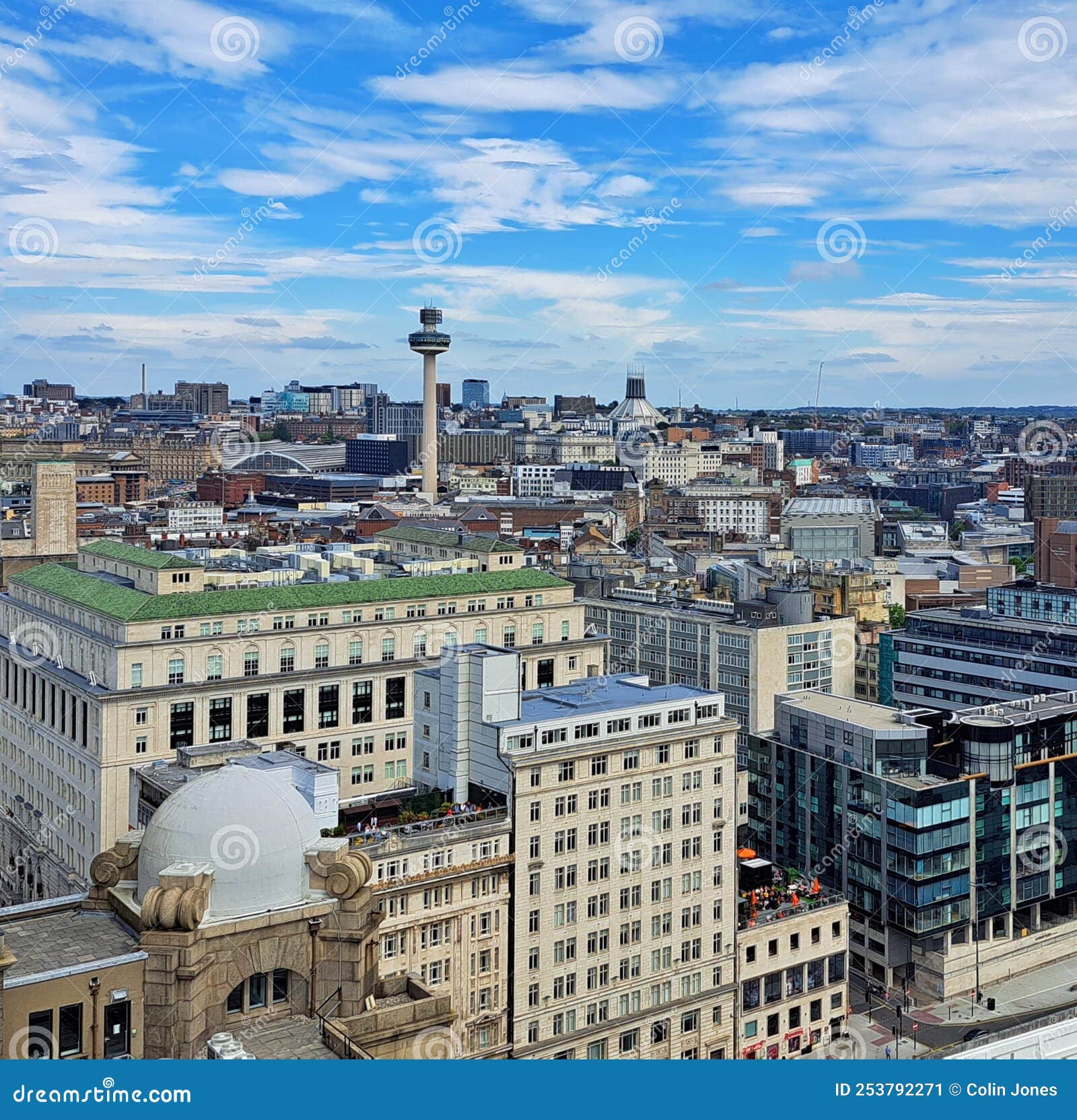 Linha Do Centro Da Cidade De Liverpool Foto Editorial - Imagem de ...