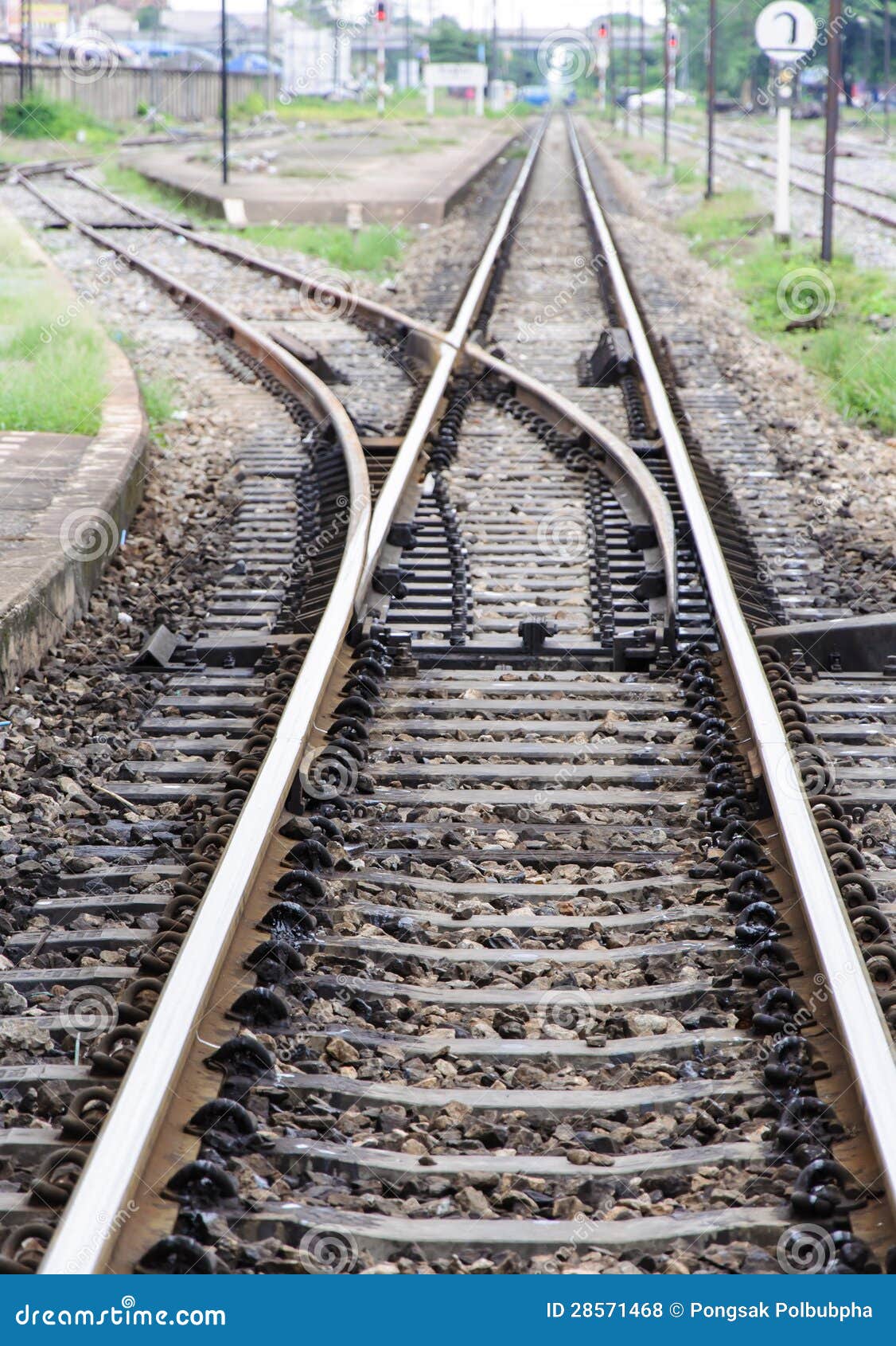 Linha do Sidetrack foto de stock. Imagem de cascalho - 28571468