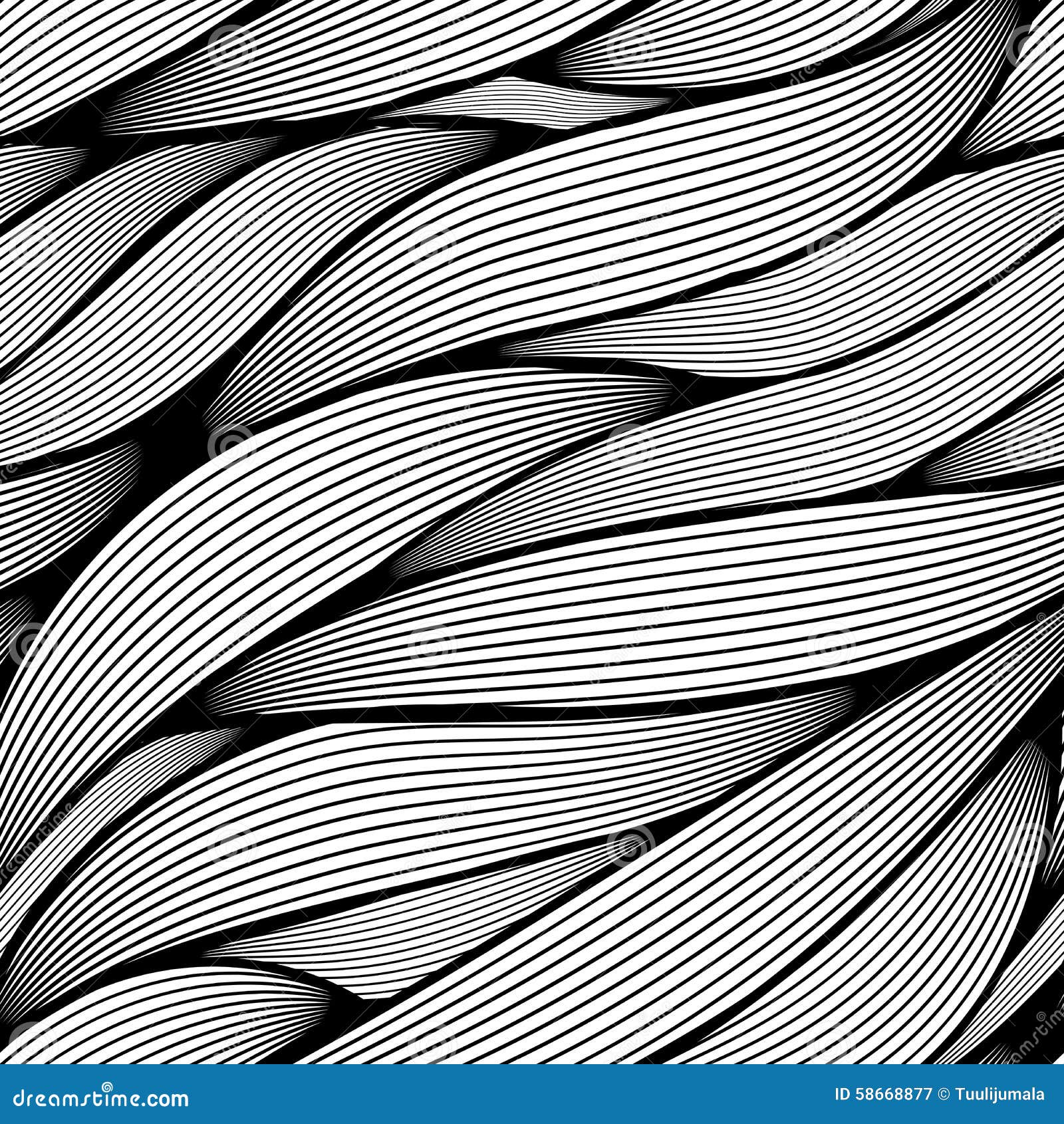 Linha Ondulada Sem Emenda Teste Padrão Ilustração do Vetor - Ilustração ...