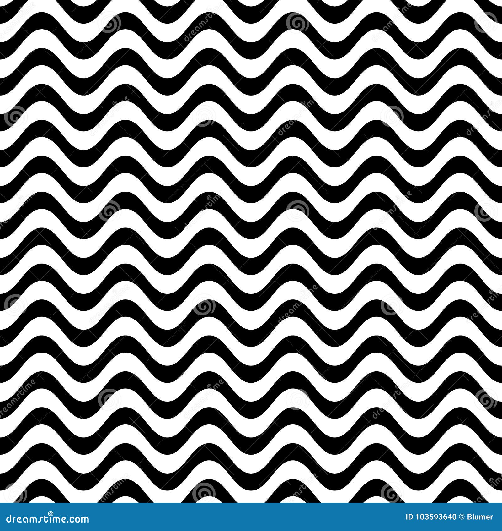 Linha Ondulada Sem Emenda Teste Padrão Do Vetor Do Web Site Ilustração ...