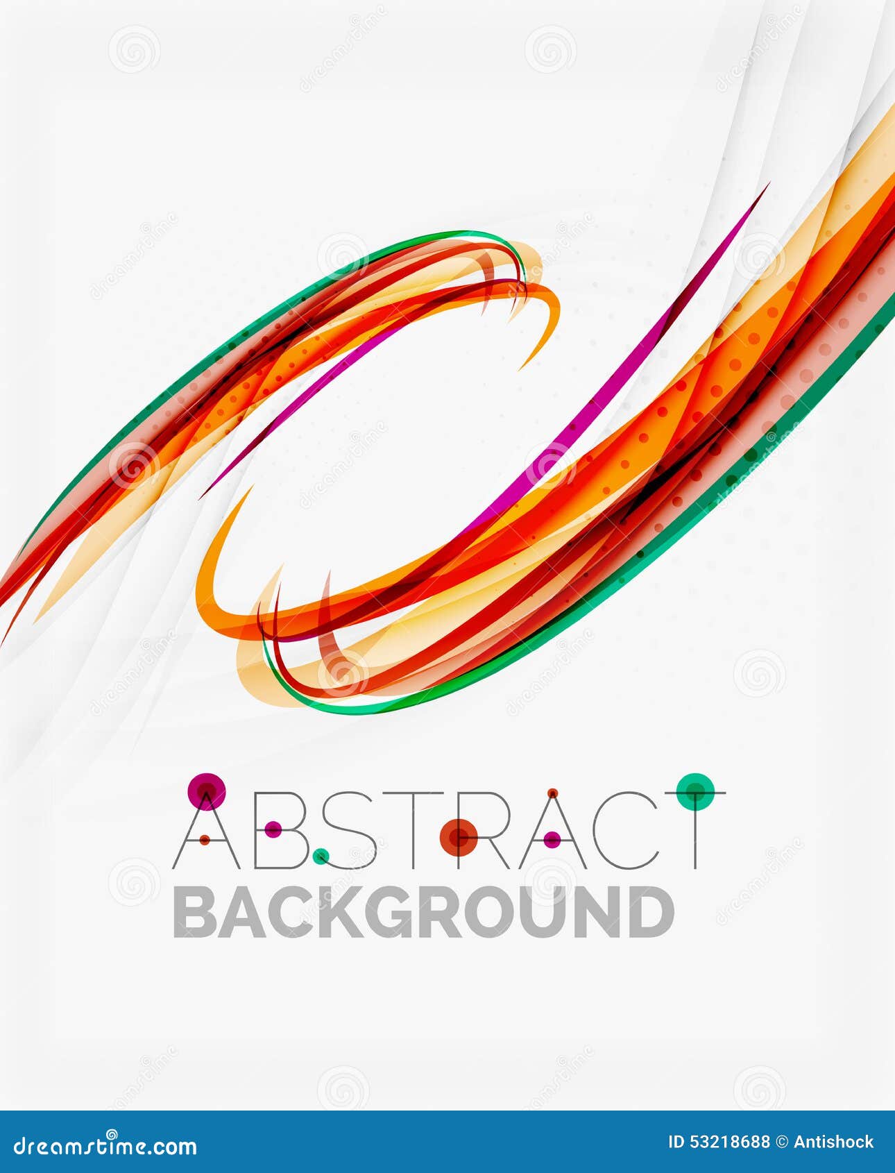 Linha Roxa E Alaranjada Conceito Ilustração do Vetor - Ilustração de ...