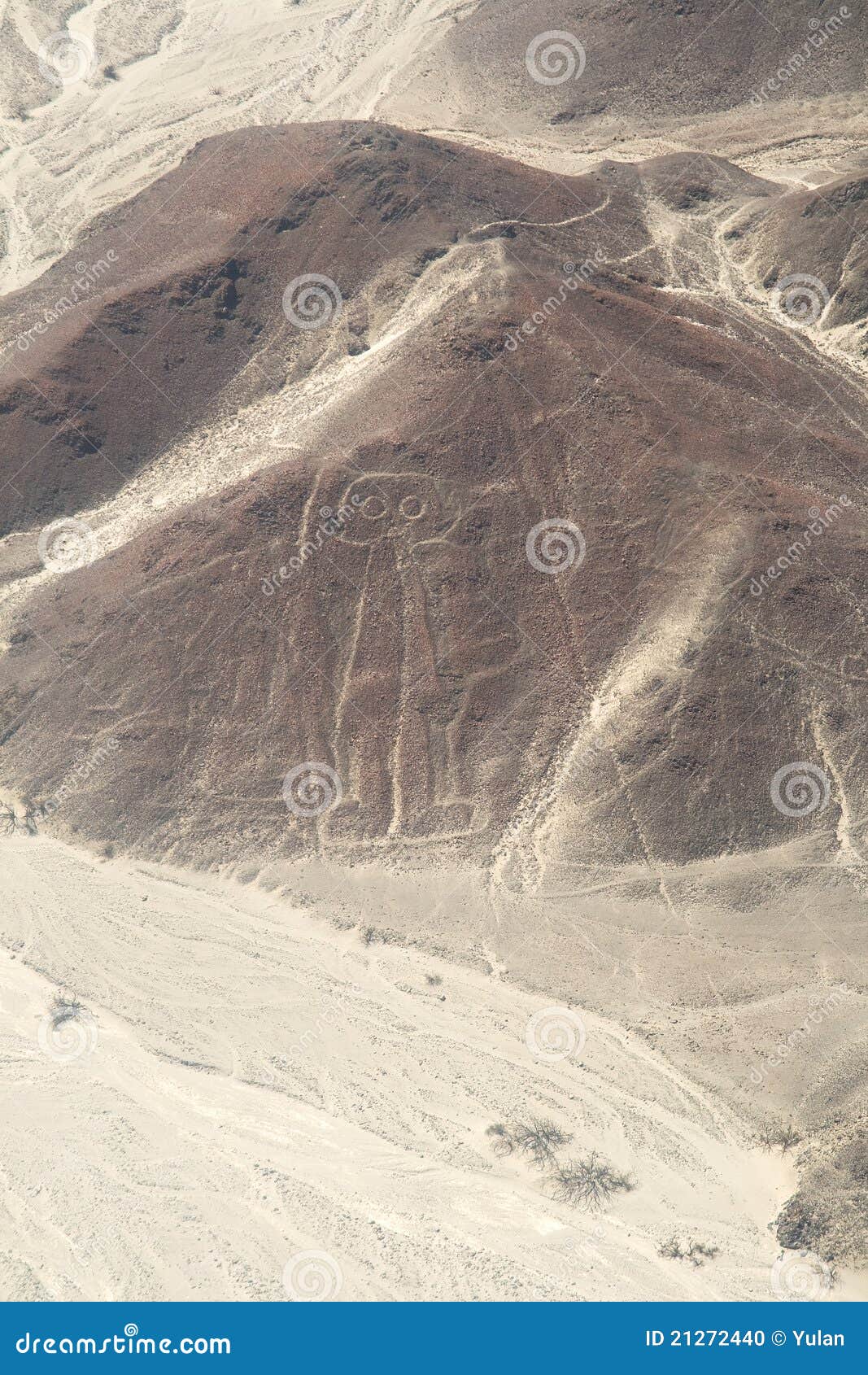 Linhas De Nazca, Peru - Astronauta Foto de Stock - Imagem de figura ...