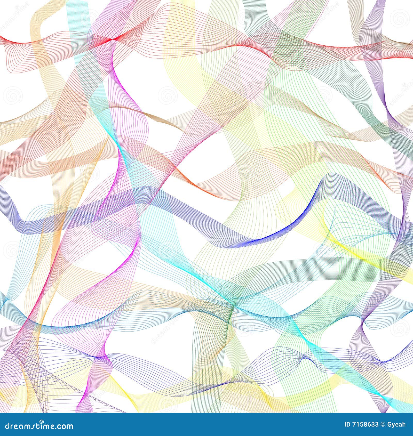 Linhas do fundo coloridas ilustração do vetor. Ilustração de amarelo ...