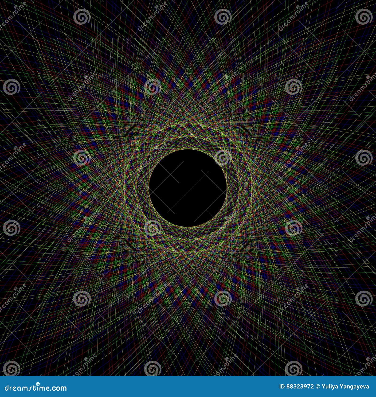 Linhas E Círculos Infinitos Ilustração do Vetor - Ilustração de forma ...