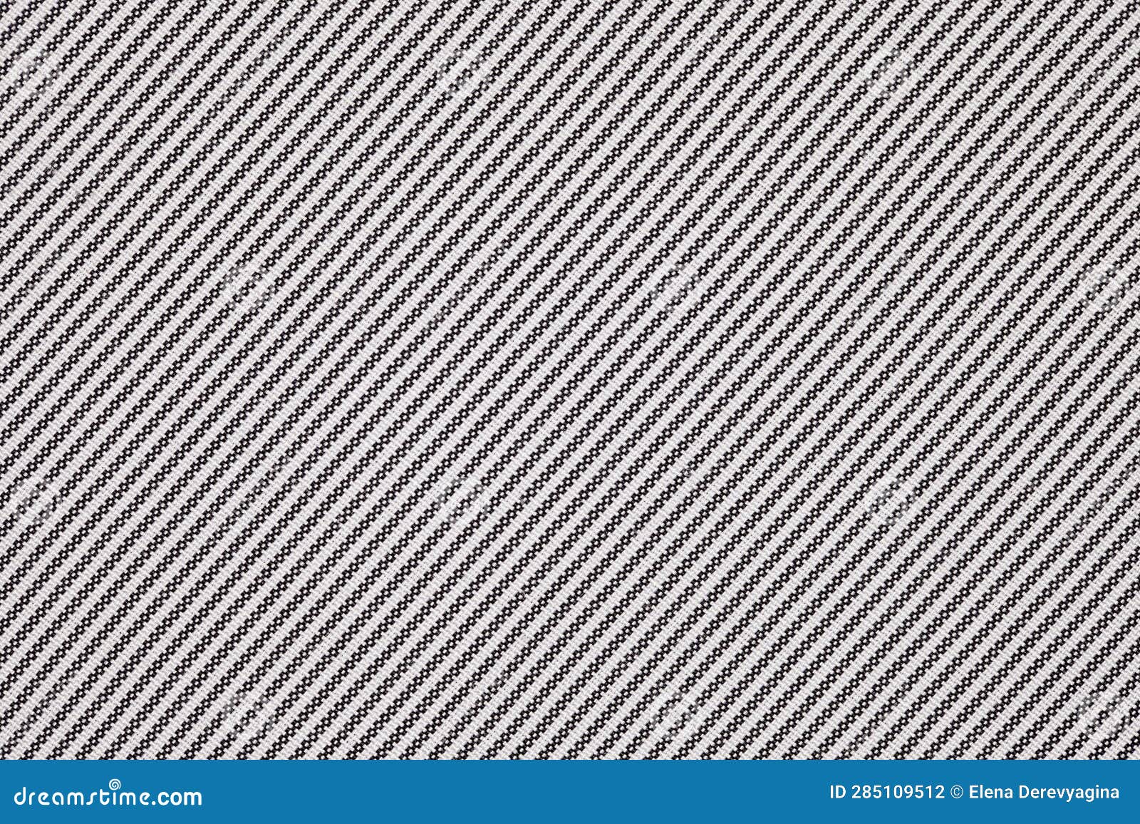 Lining Fabric Close-up, Stitches Diagonally with Black Threads on White ...