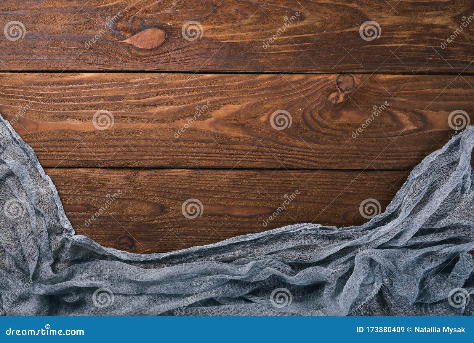 Lining Fabric on a Wooden Background. Stock Image - Image of material ...