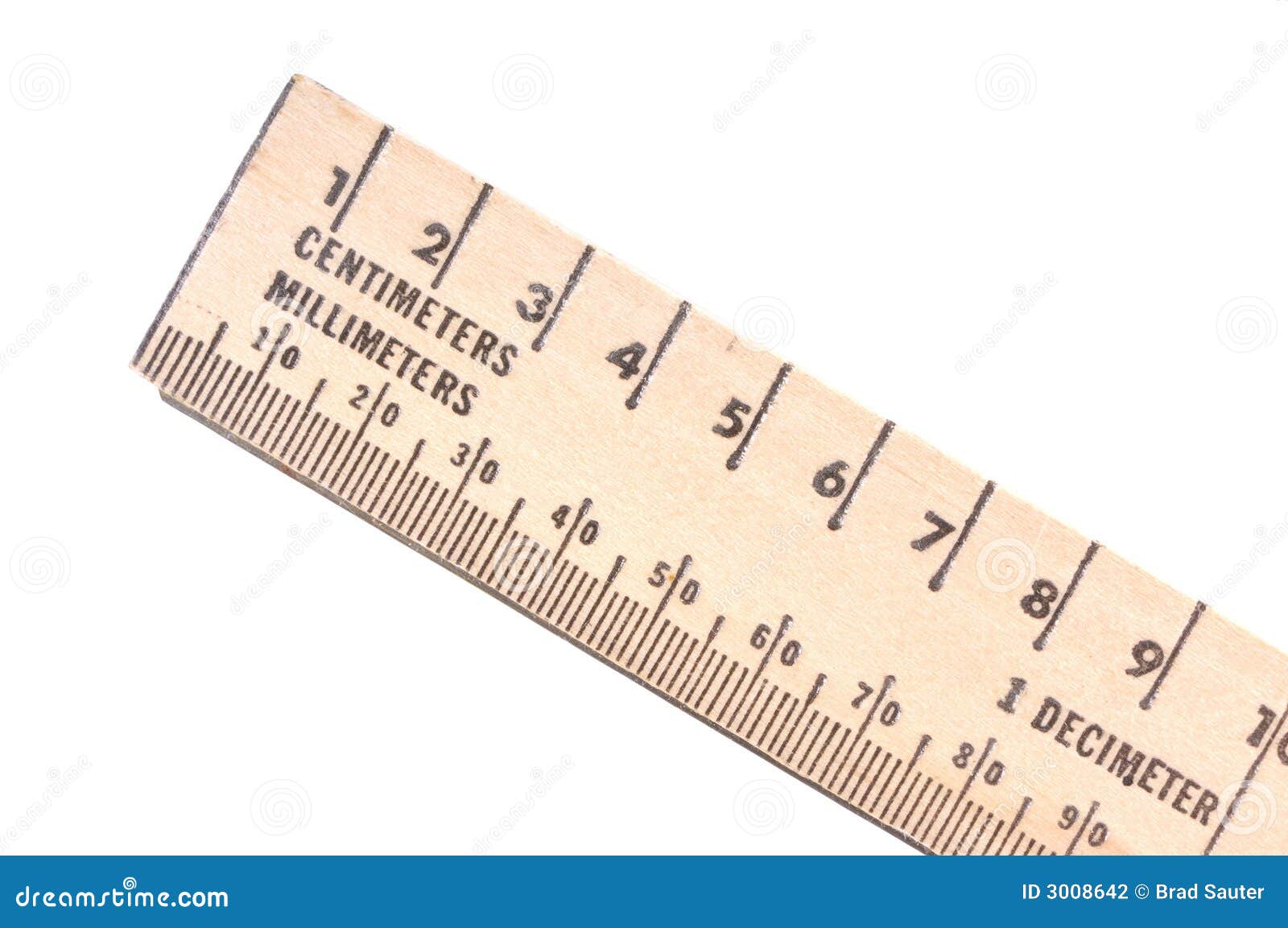 Linjal arkivfoto. Bild av systemet, skola, trä, vitt, elementärt - 3008642