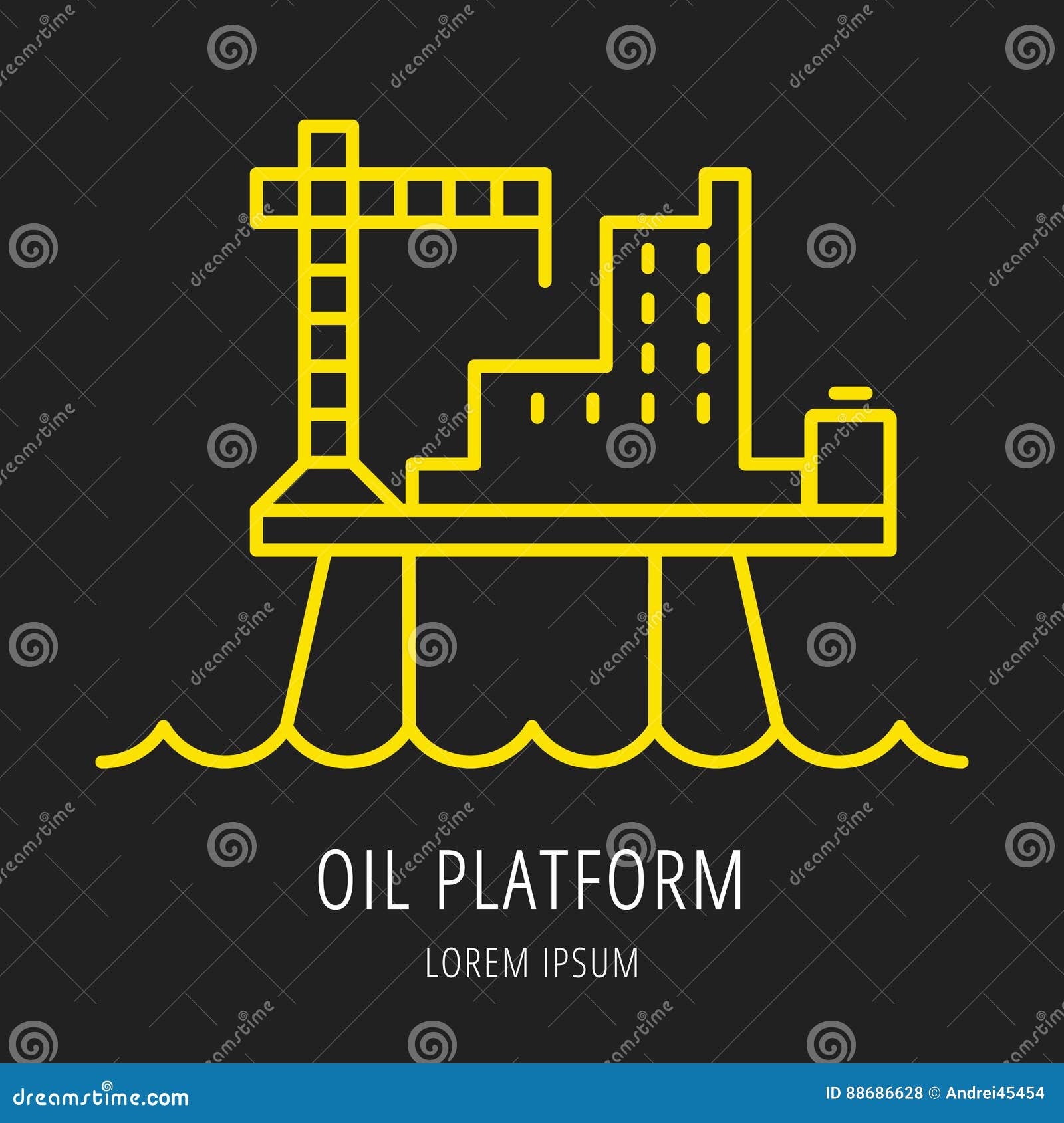 Linje symbol eller logo stock illustrationer. Illustration av emblem ...