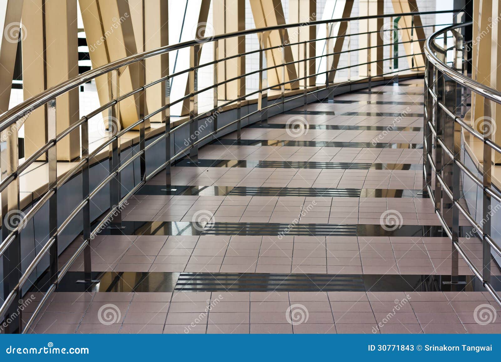 Link Bridge between Two Buildings Stock Image - Image of gate, backdoor ...
