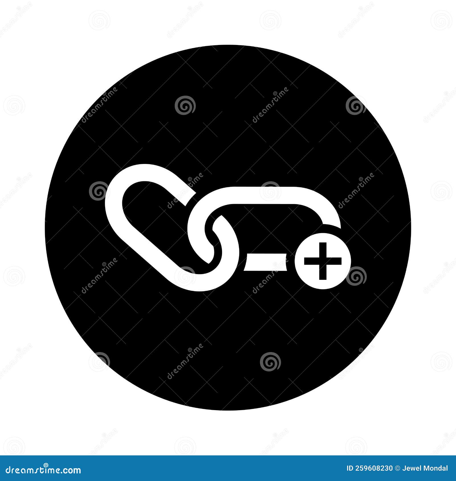 Link, Chain, Connect Icon. Black Vector Sketch Stock Illustration ...