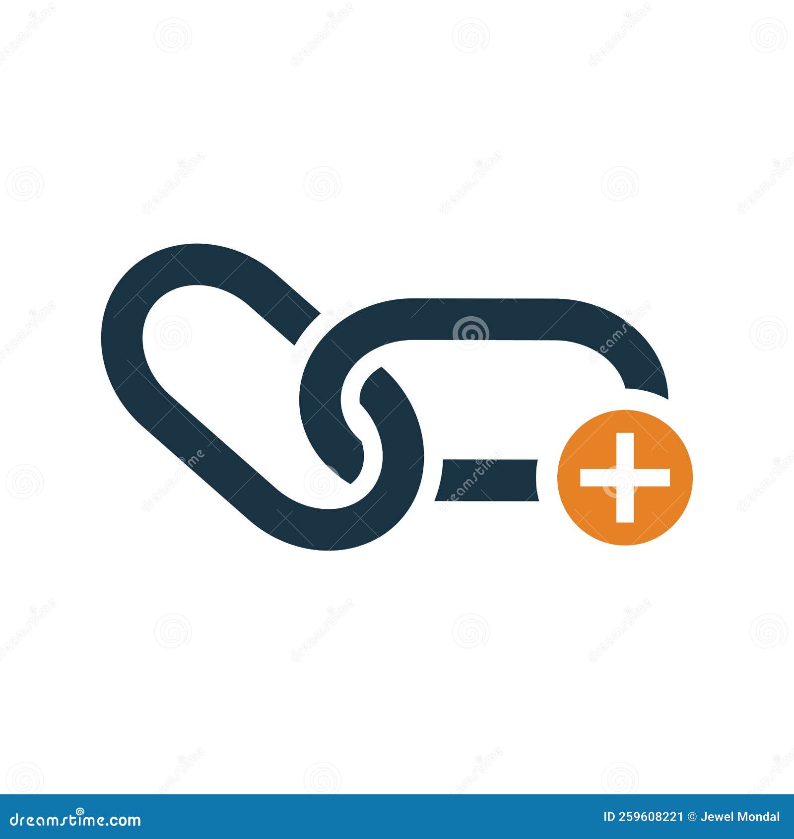 Chain, Connect, Detachment Icon. Simple Editable Vector Graphics Stock ...