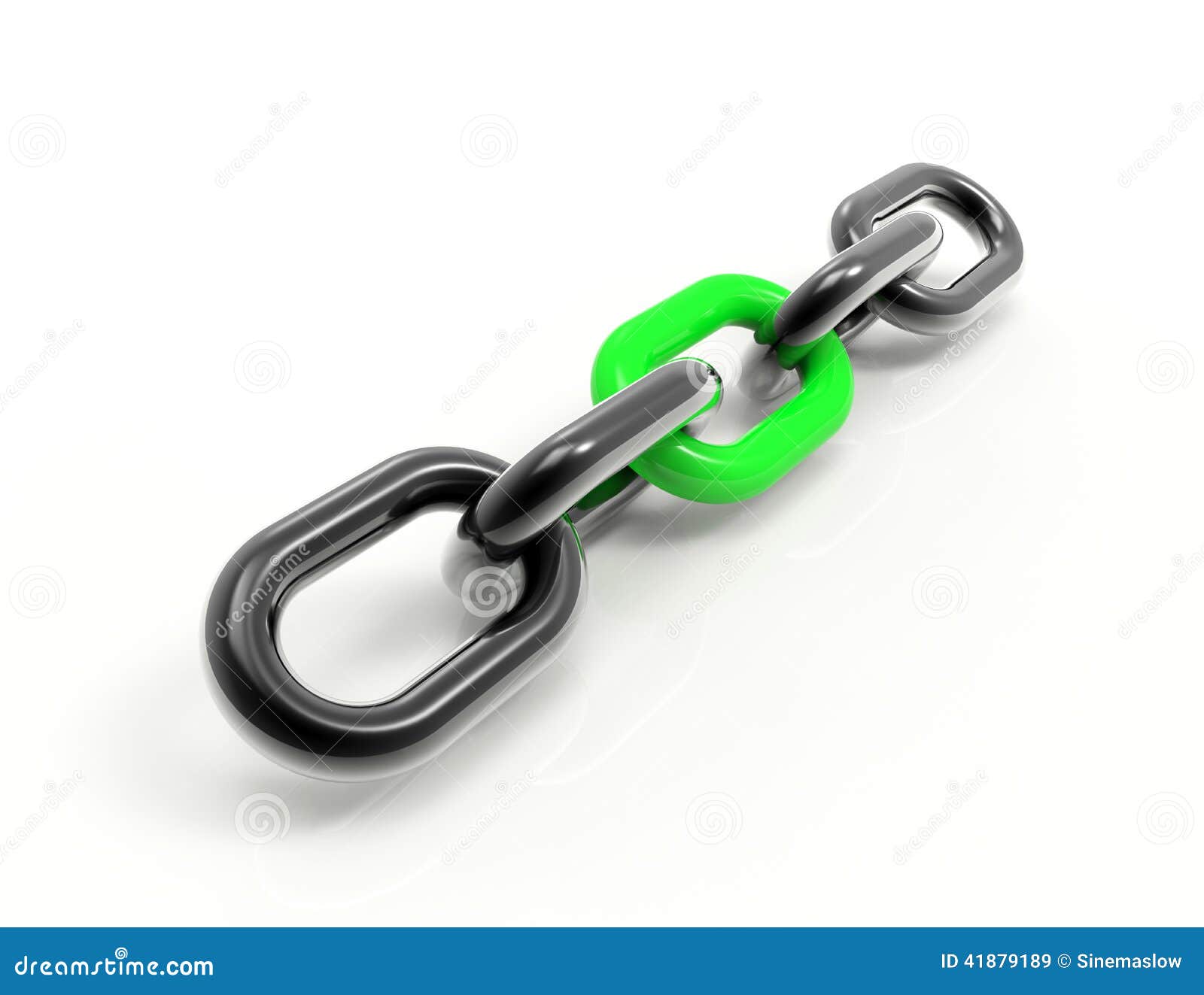 Link stock illustration. Illustration of chrome, element - 41879189