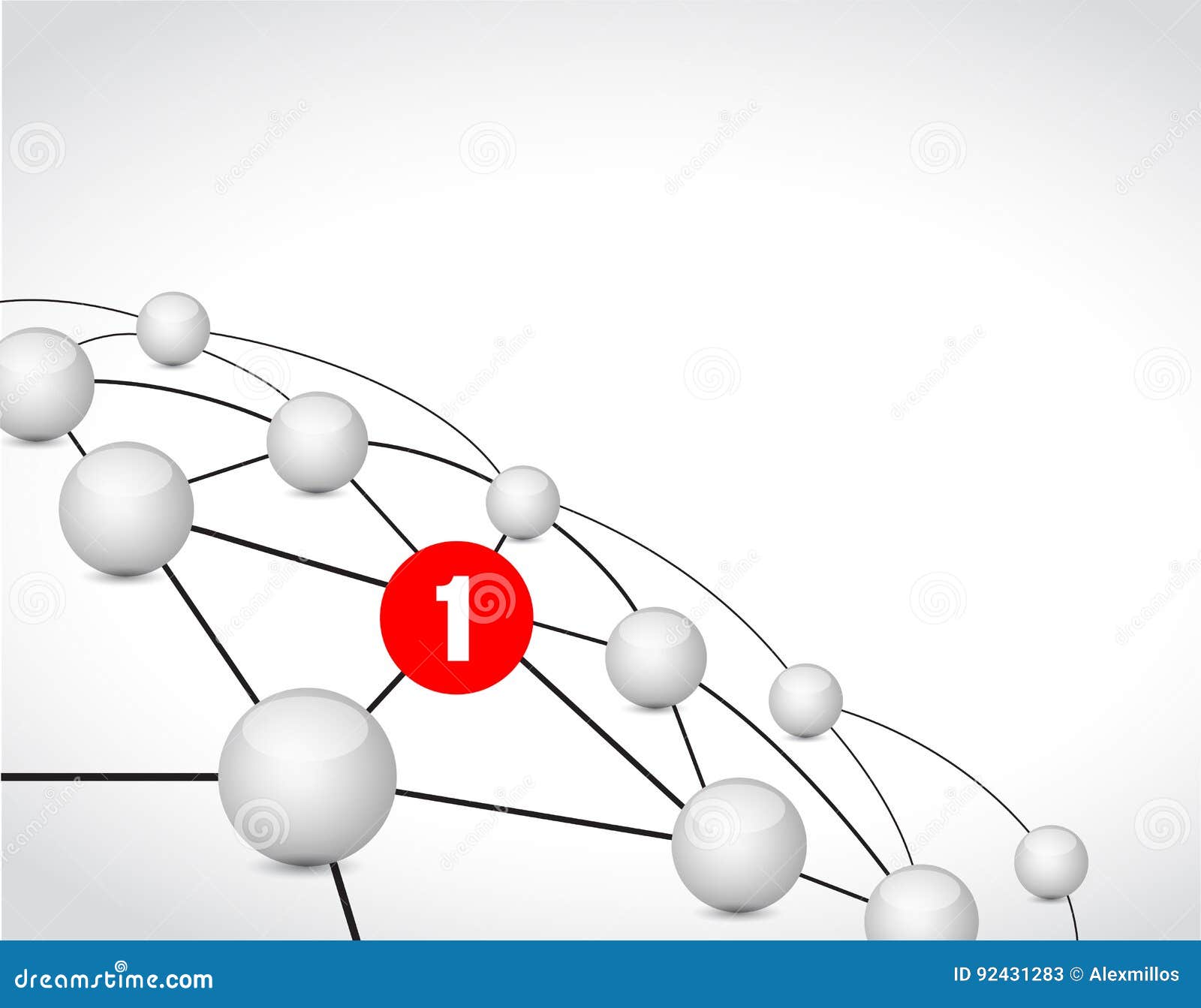 Link Connection Communication Concept Message. Stock Illustration ...