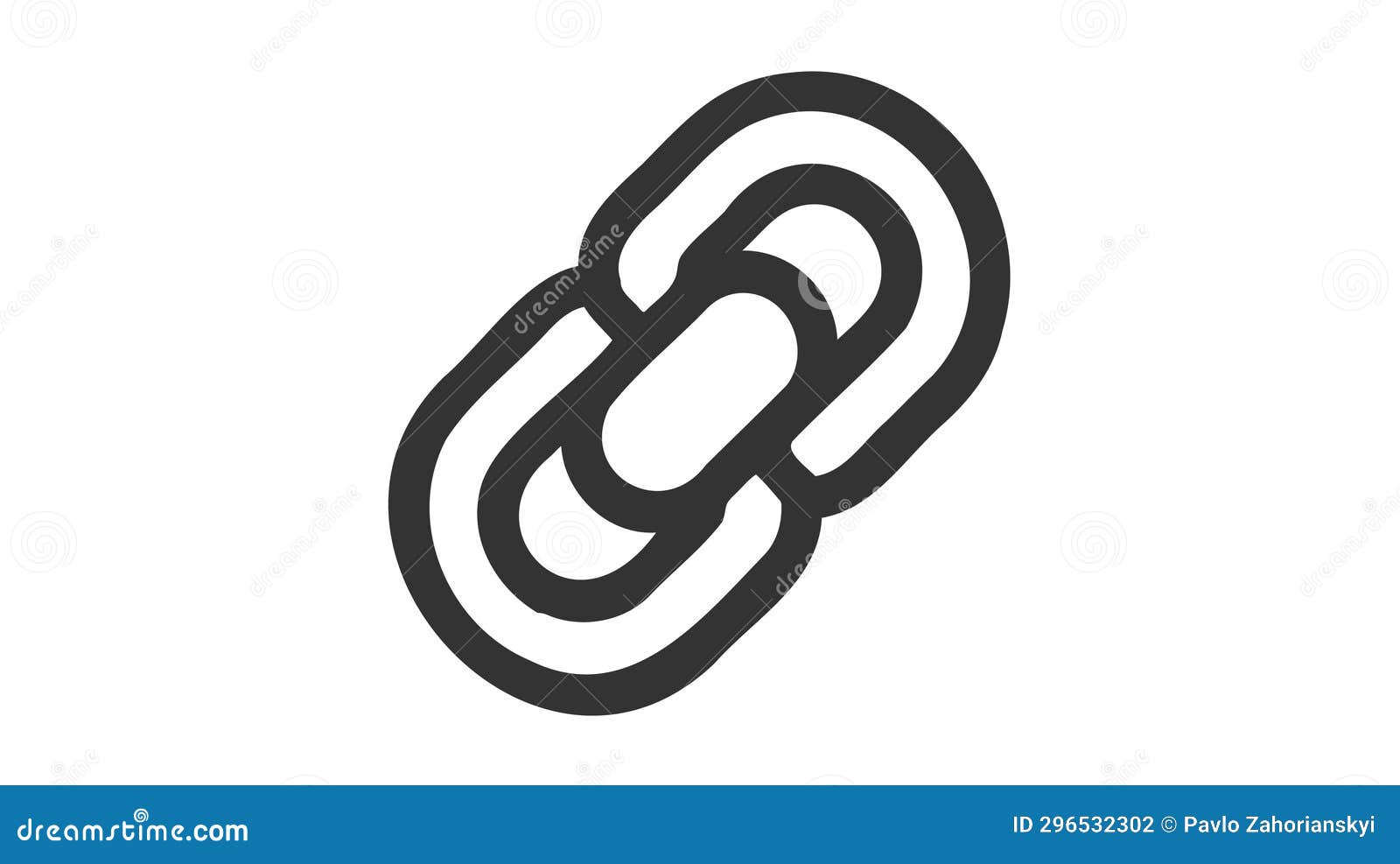 Link Flat Icon Illustration- Vector Icon on White Background Stock ...