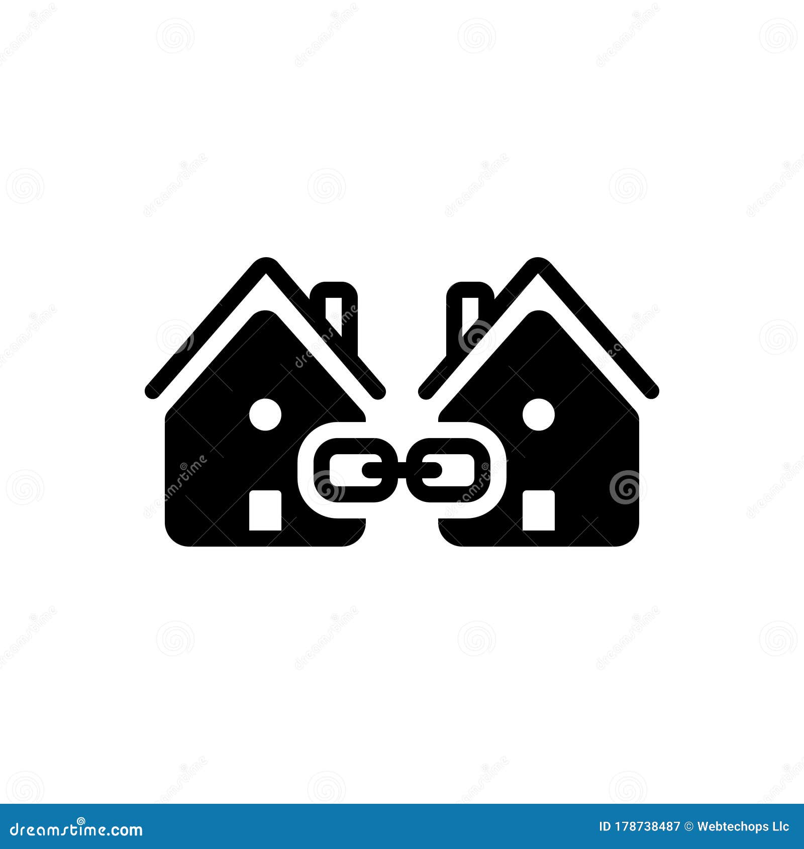 Mix Icon For Neighbor, Vicinal And Door Cartoon Vector | CartoonDealer ...