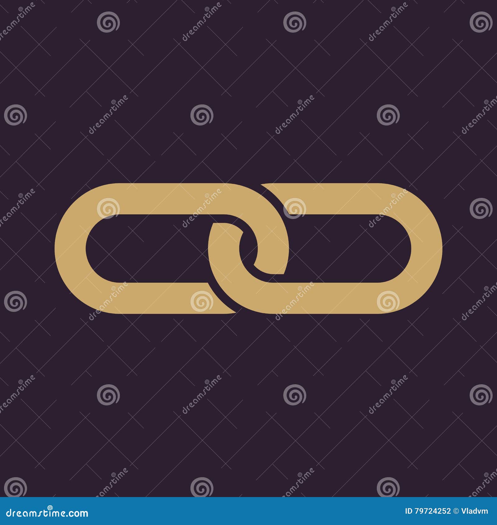 The Link Icon. Linked and Joined, Connection, Hyperlink, Chain Symbol ...