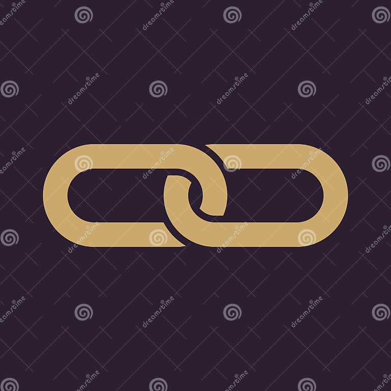 The Link Icon. Linked and Joined, Connection, Hyperlink, Chain Symbol ...
