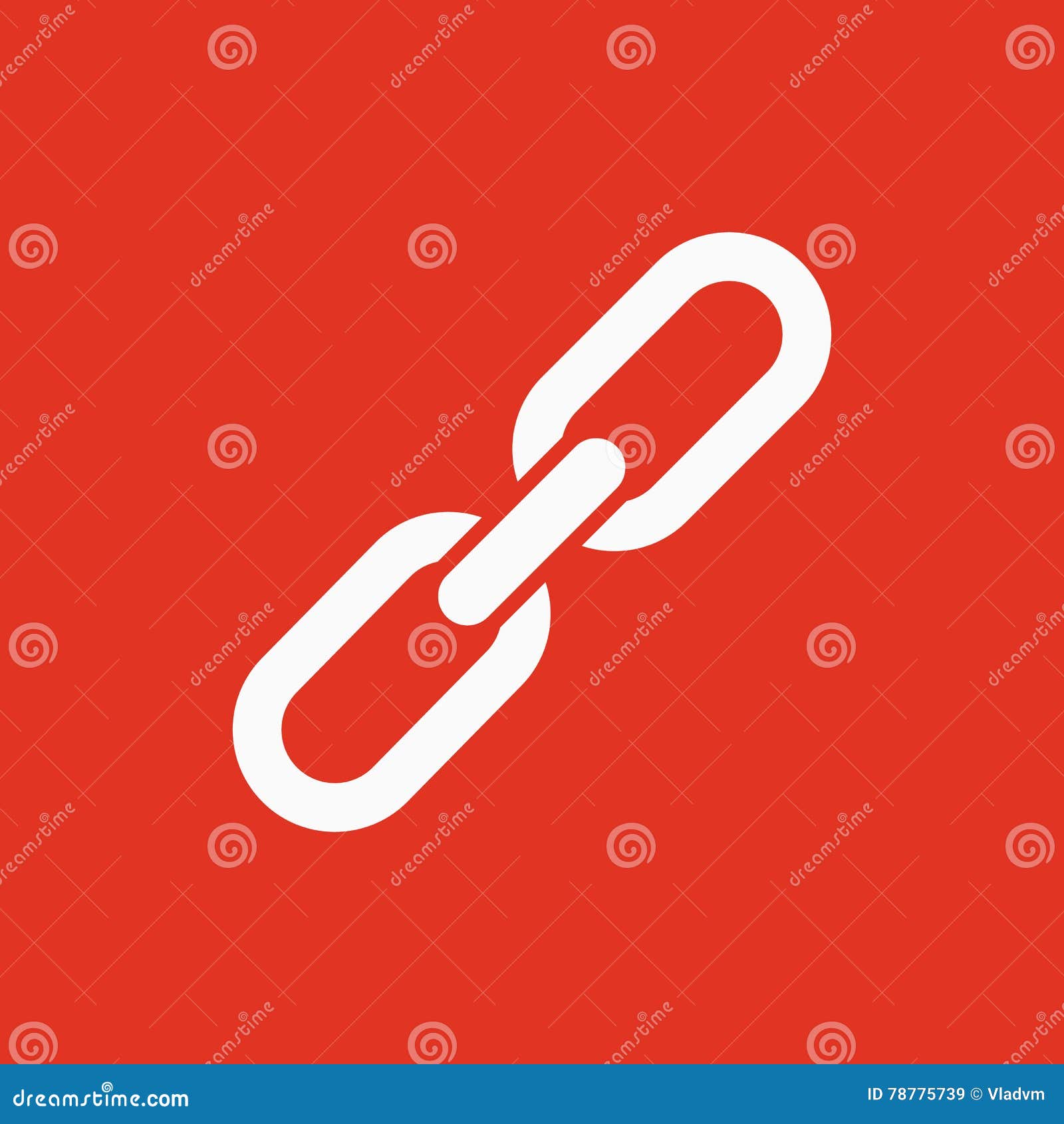 The Link Icon. Linked Symbol Stock Vector - Illustration of isolated ...
