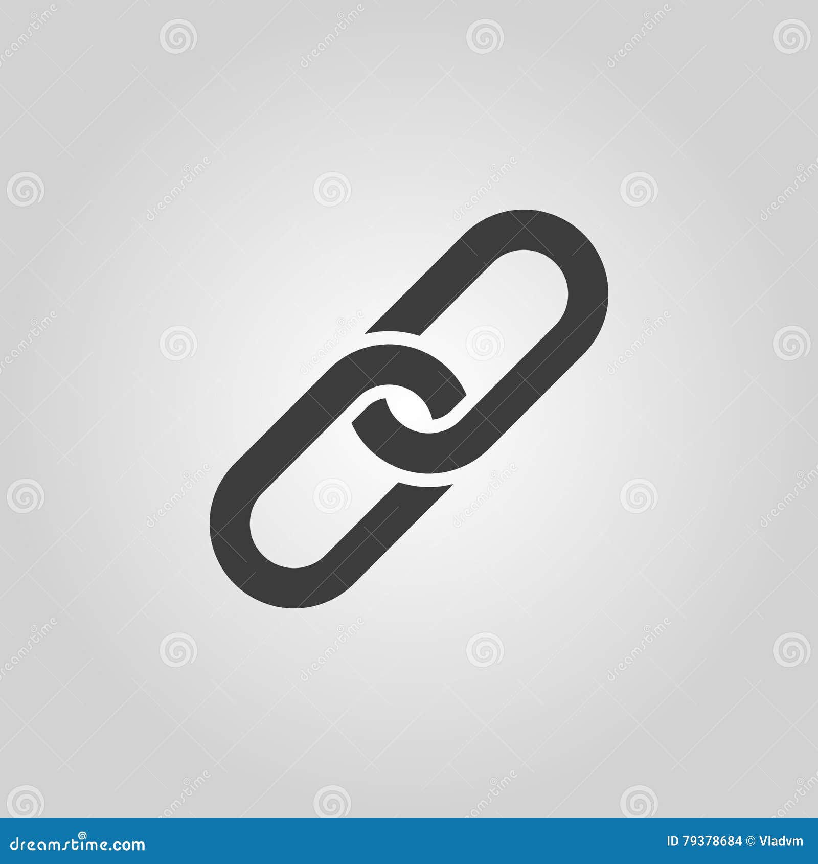 The Link Icon. Linked Symbol Stock Vector - Illustration of chain ...