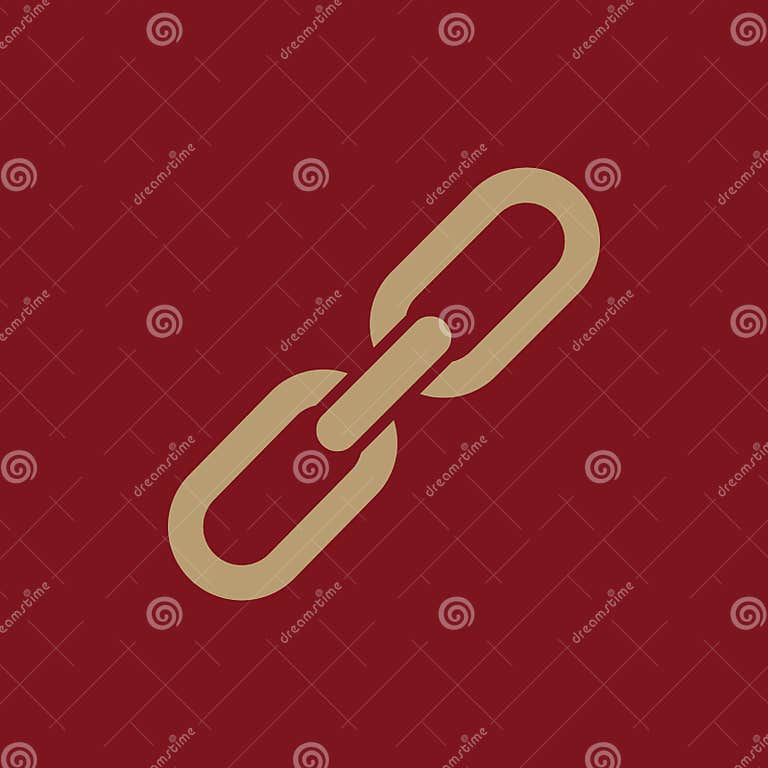 The Link Icon. Linked Symbol Stock Vector - Illustration of sign ...