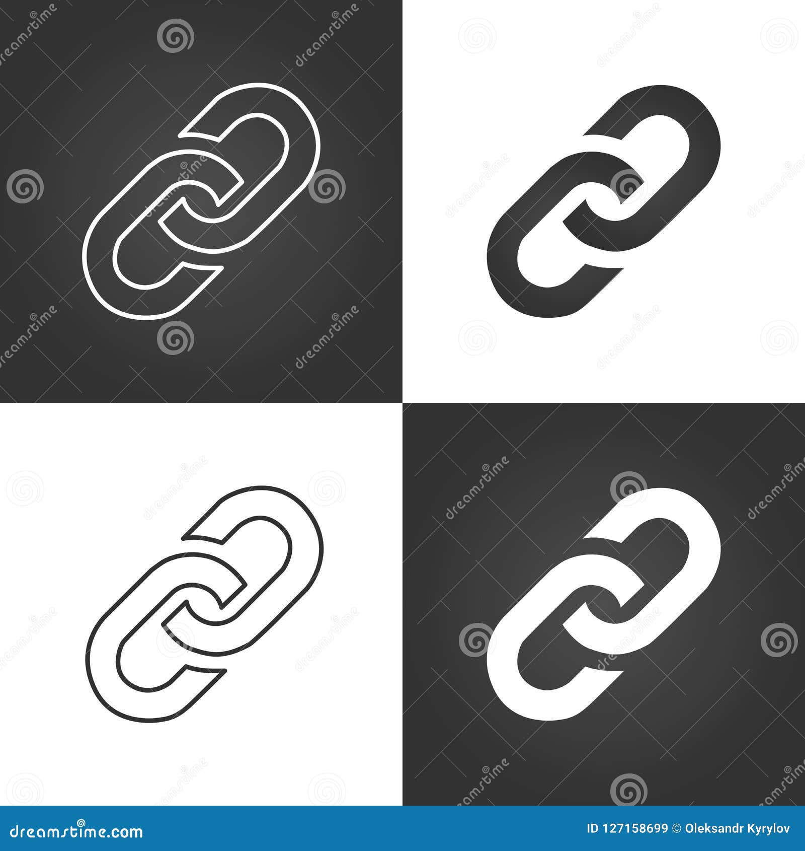 Link Icon Set. Hyperlink Chain Symbol. Simple Icon. Vector Illustration ... Link Icon Set. Hyperlink Chain Symbol. Simple Icon. Vector Illustration ...