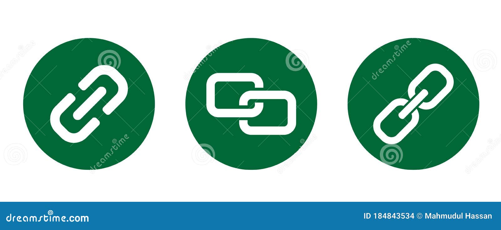 Link Icon Set. Link Sign Symbol Vector Illustration Stock Vector ...