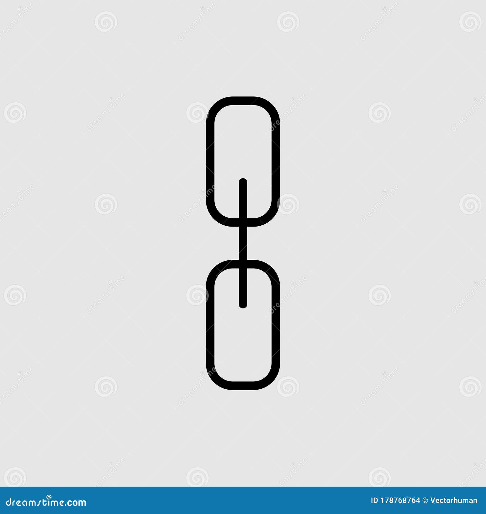 Link icon vector art stock vector. Illustration of joined - 178768764